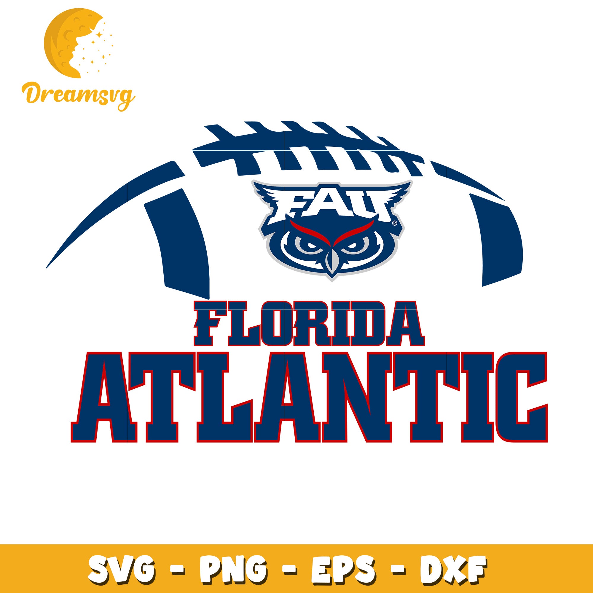 FAU Owls Football SVG Cut File – DreamSVG Store