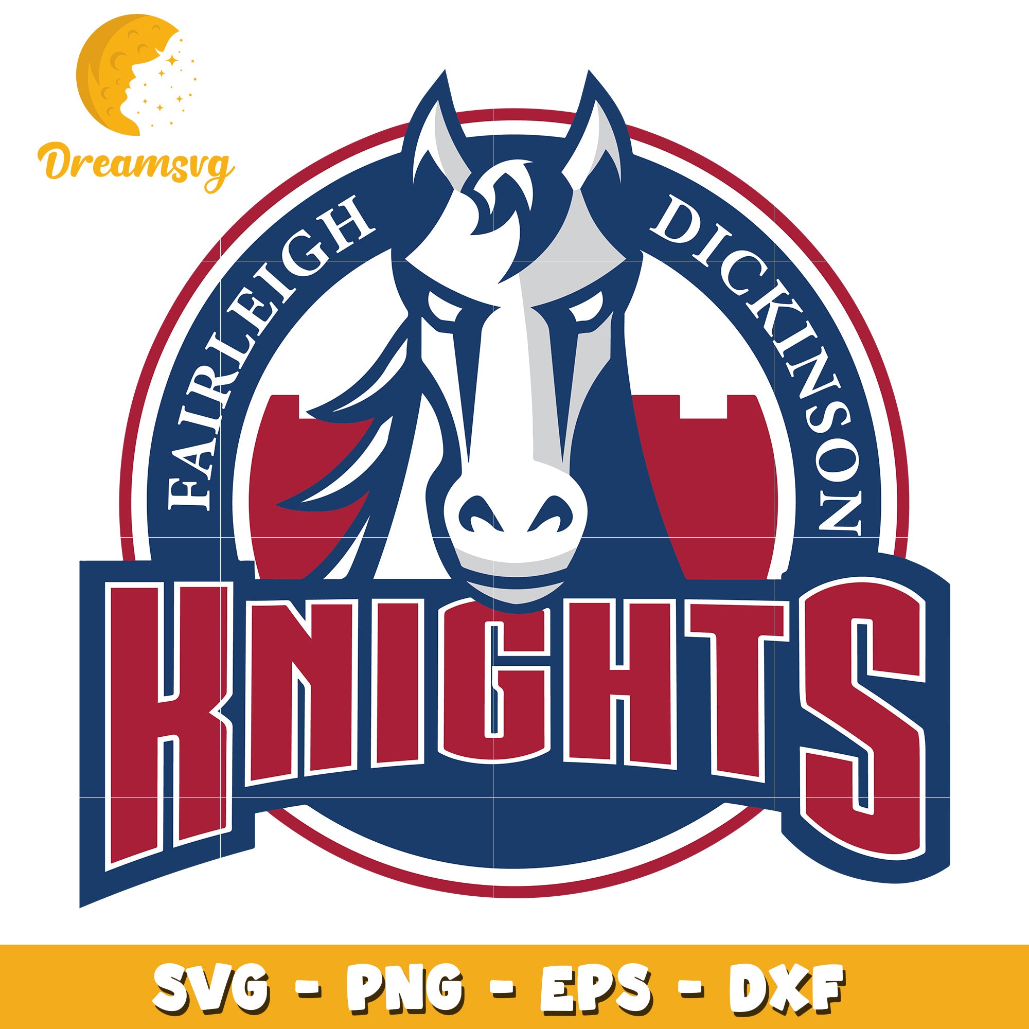 Fairleigh Dickinson Knights Svg Logo Dreamsvg Store