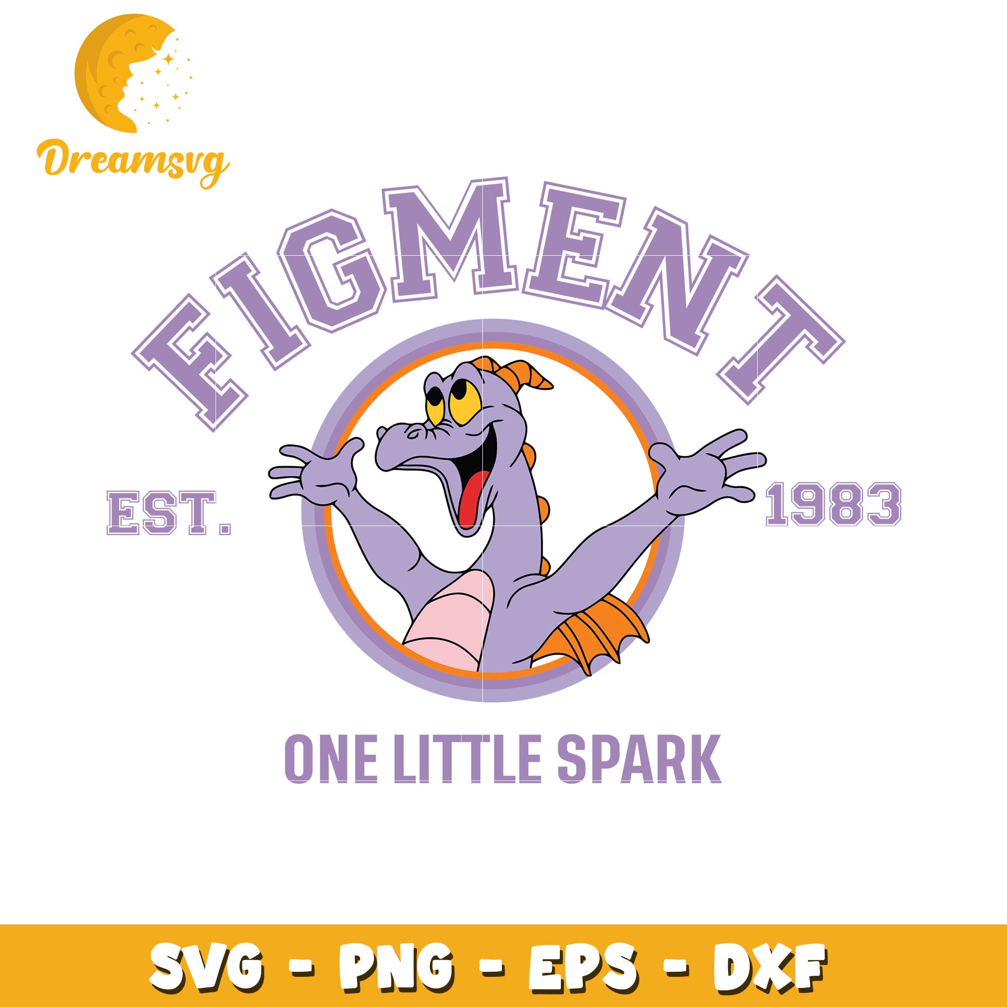 Figment Dragon SVG PNG EPS DXF – DreamSVG Store