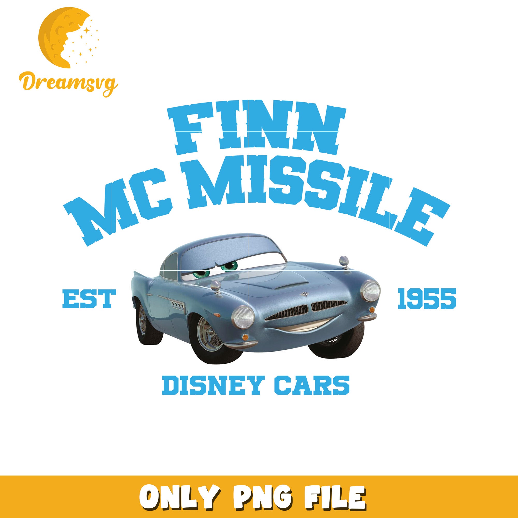 Finn McMissle Disney Cars PNG – DreamSVG Store