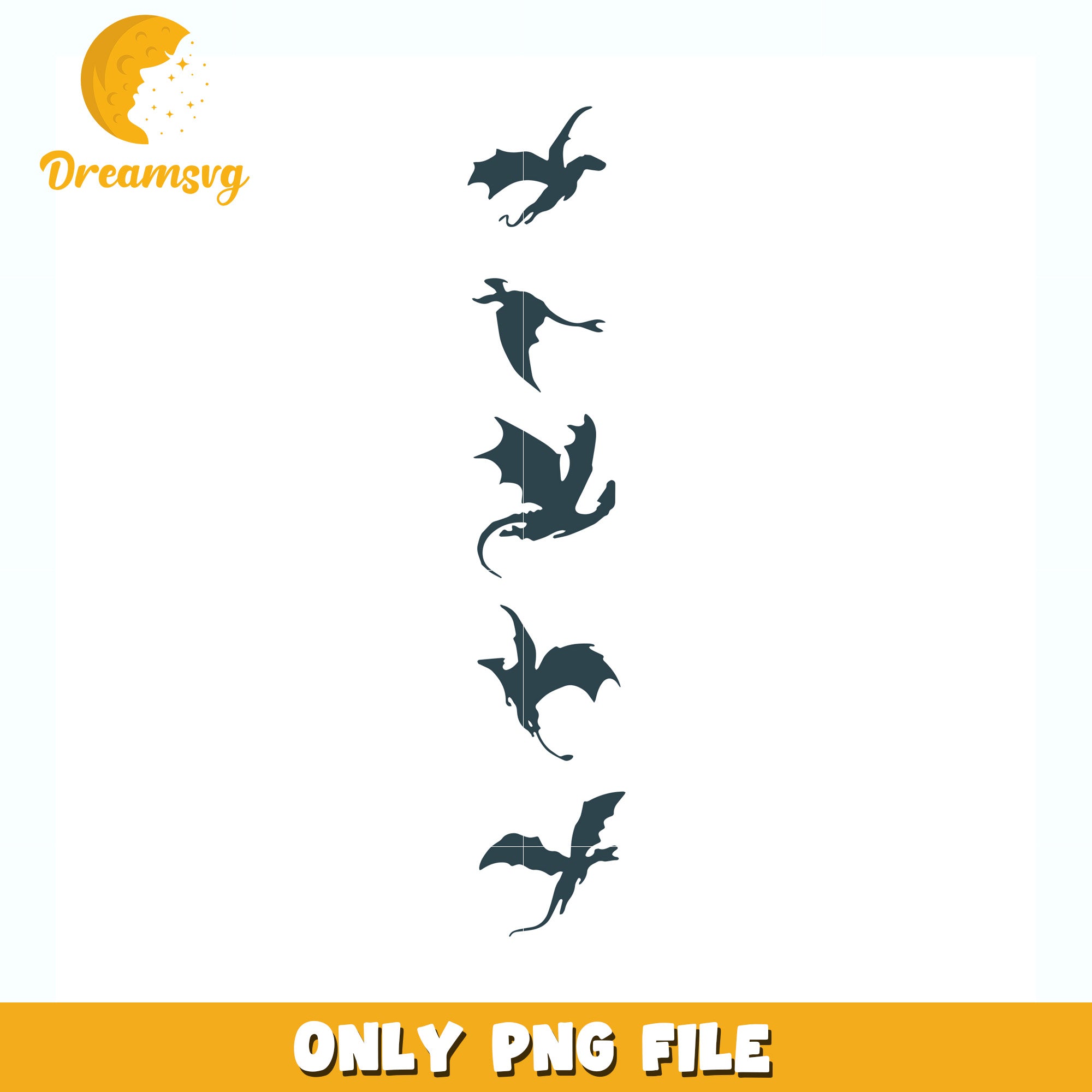 Five dragons flying design png, flying dragon design png, fantasy drag ...