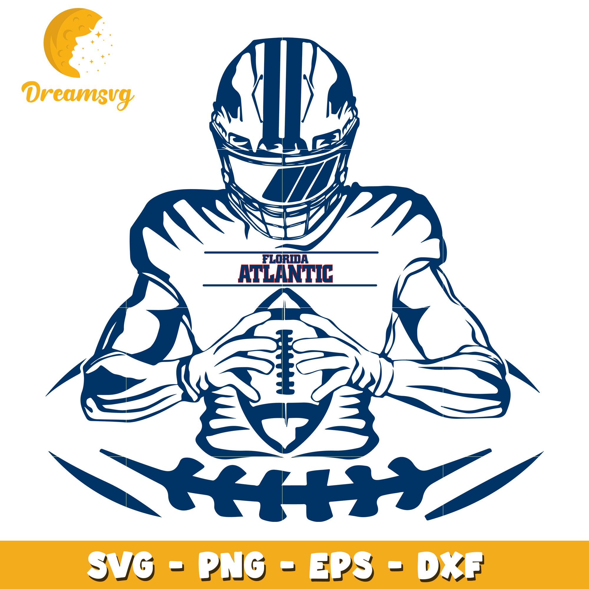 Florida Atlantic Football SVG Cut File – DreamSVG Store