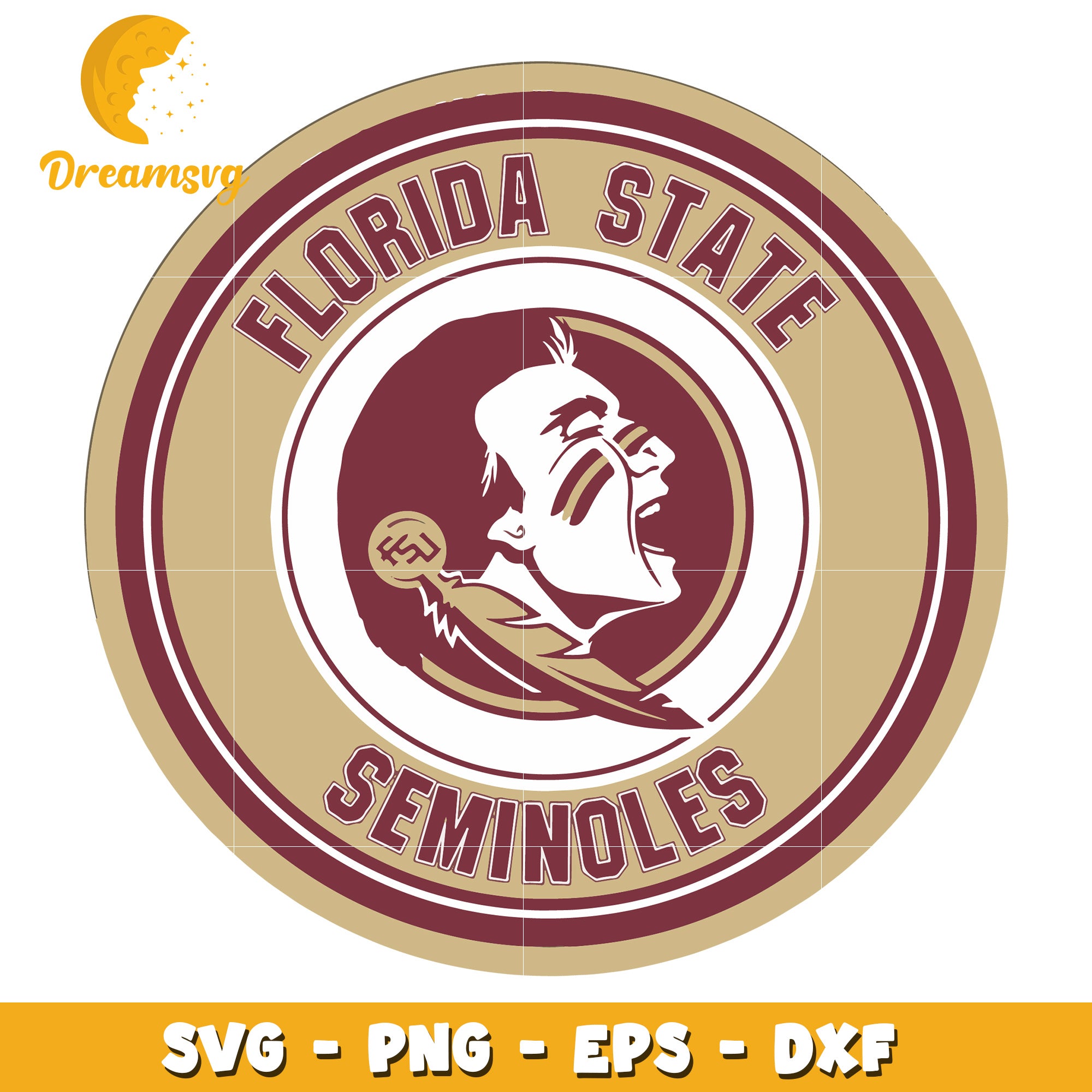 Florida State Seminoles Logo SVG for Crafts and Designs – DreamSVG Store