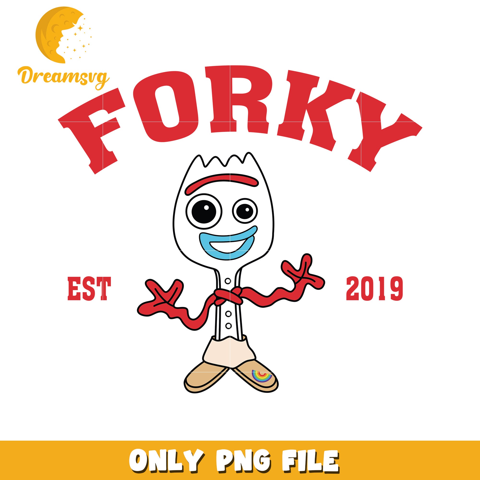 Forky PNG Toy Story Design – DreamSVG Store