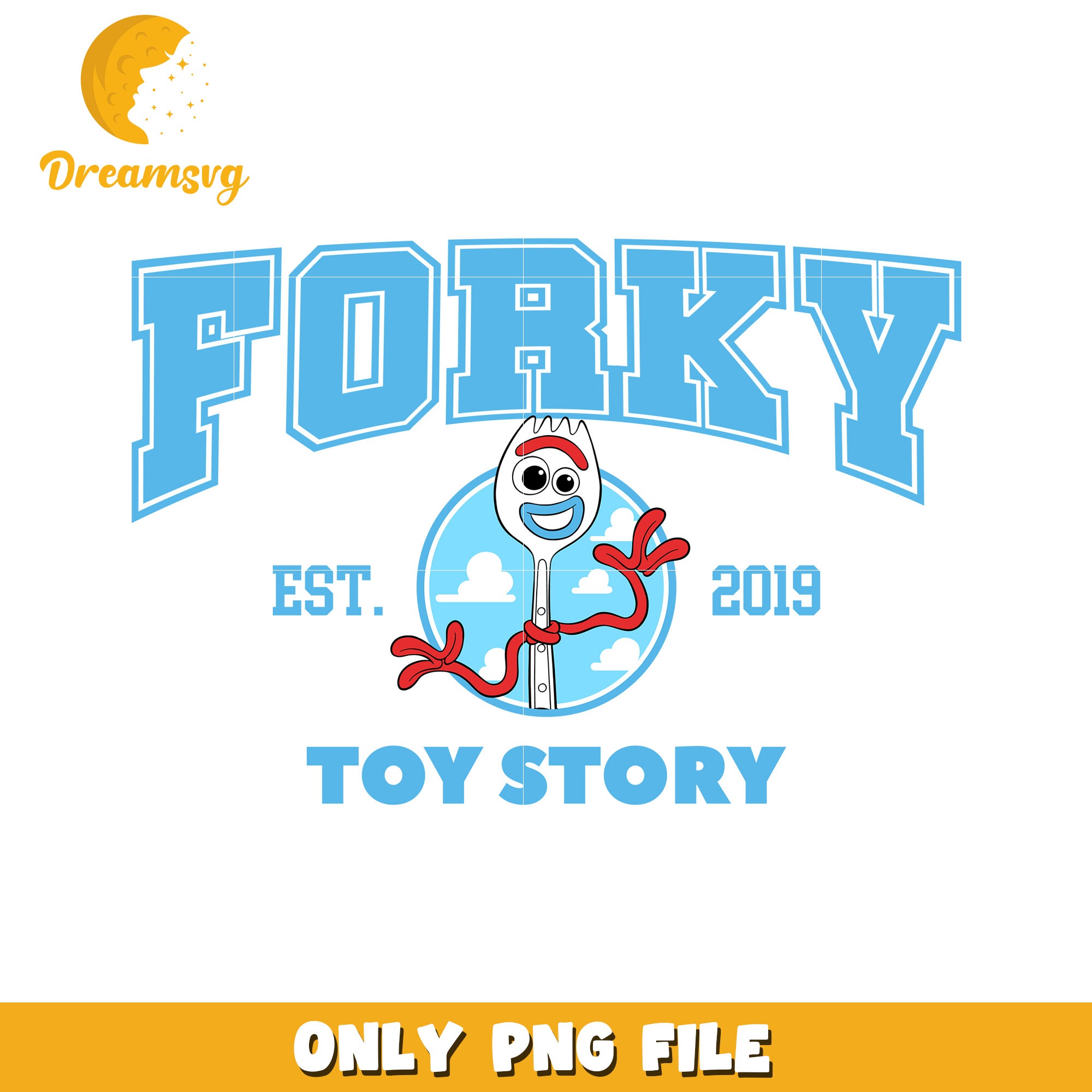 Forky Toy Story PNG Design – DreamSVG Store
