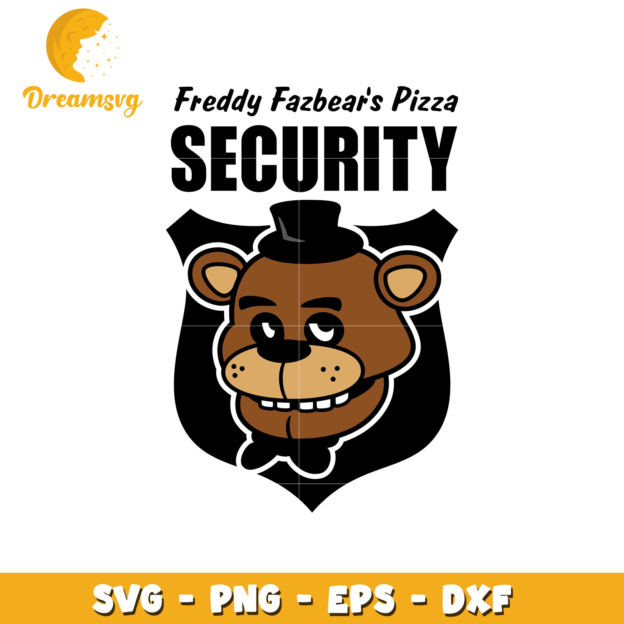 Freddy Fazbears Pizza Security SVG – DreamSVG Store