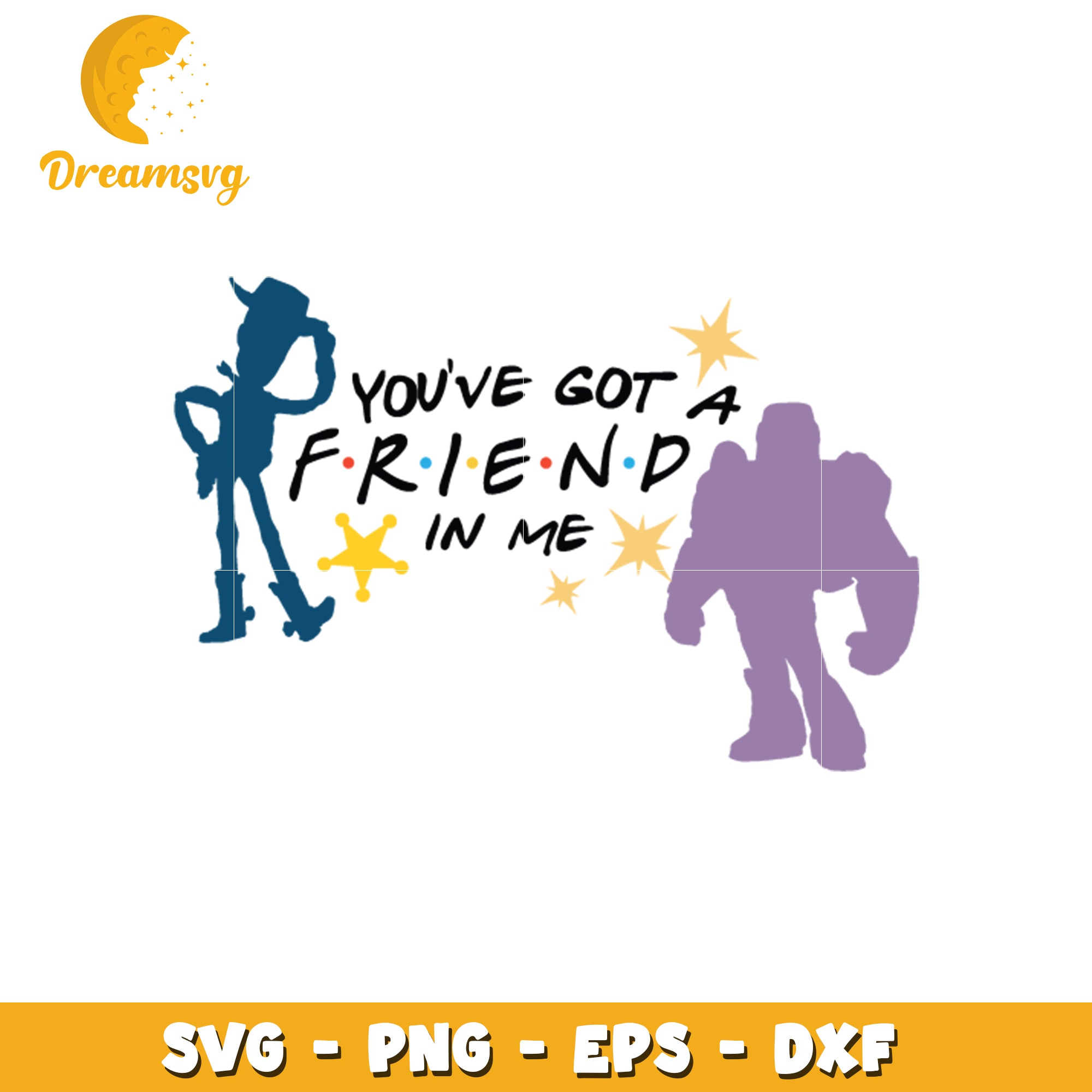 Friend in Me SVG Design for Creative Projects – DreamSVG Store