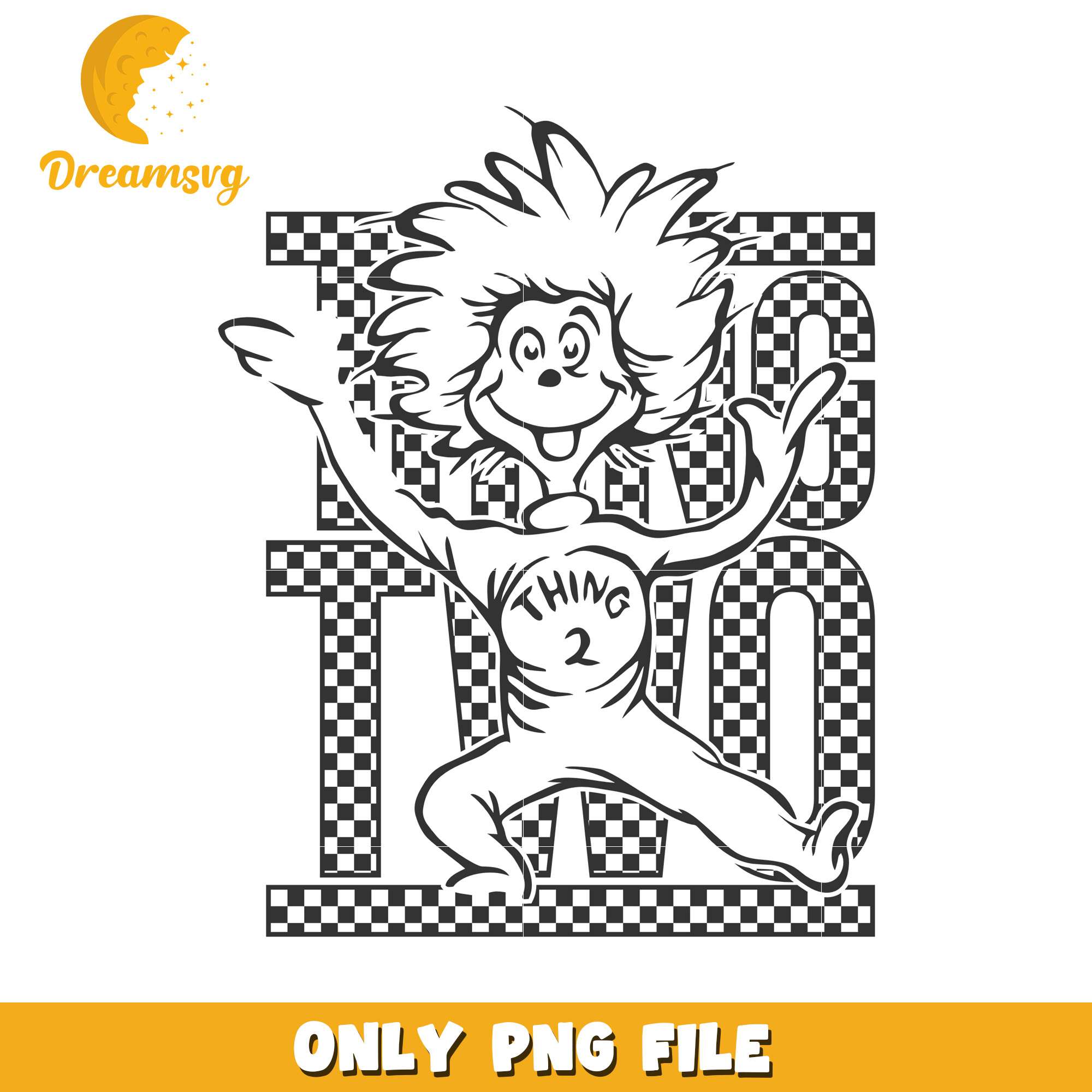Fun Thing 2 Character PNG Graphic for Creative Projects – DreamSVG Store