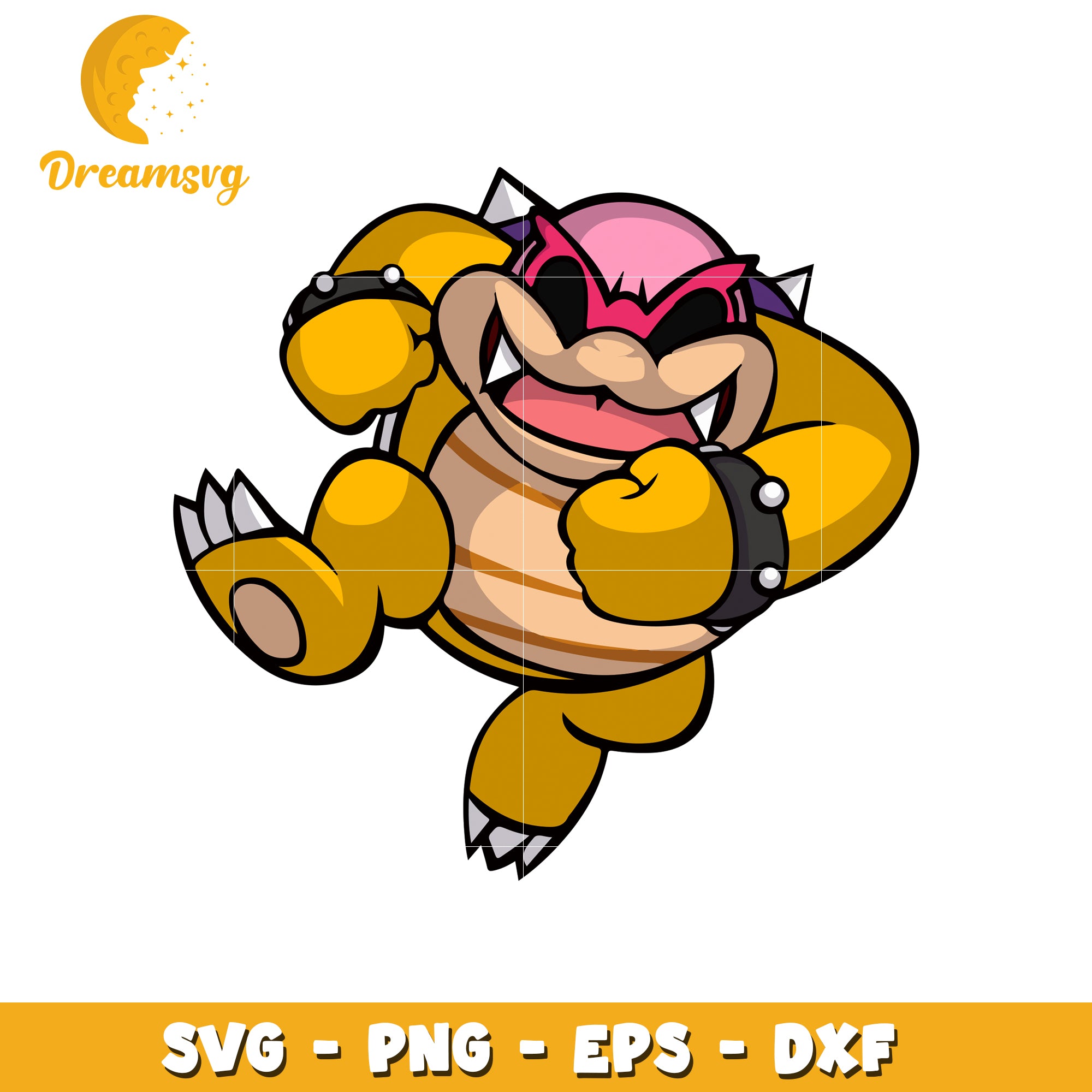 Funny Cartoon Character SVG File for Crafts and Design – DreamSVG Store