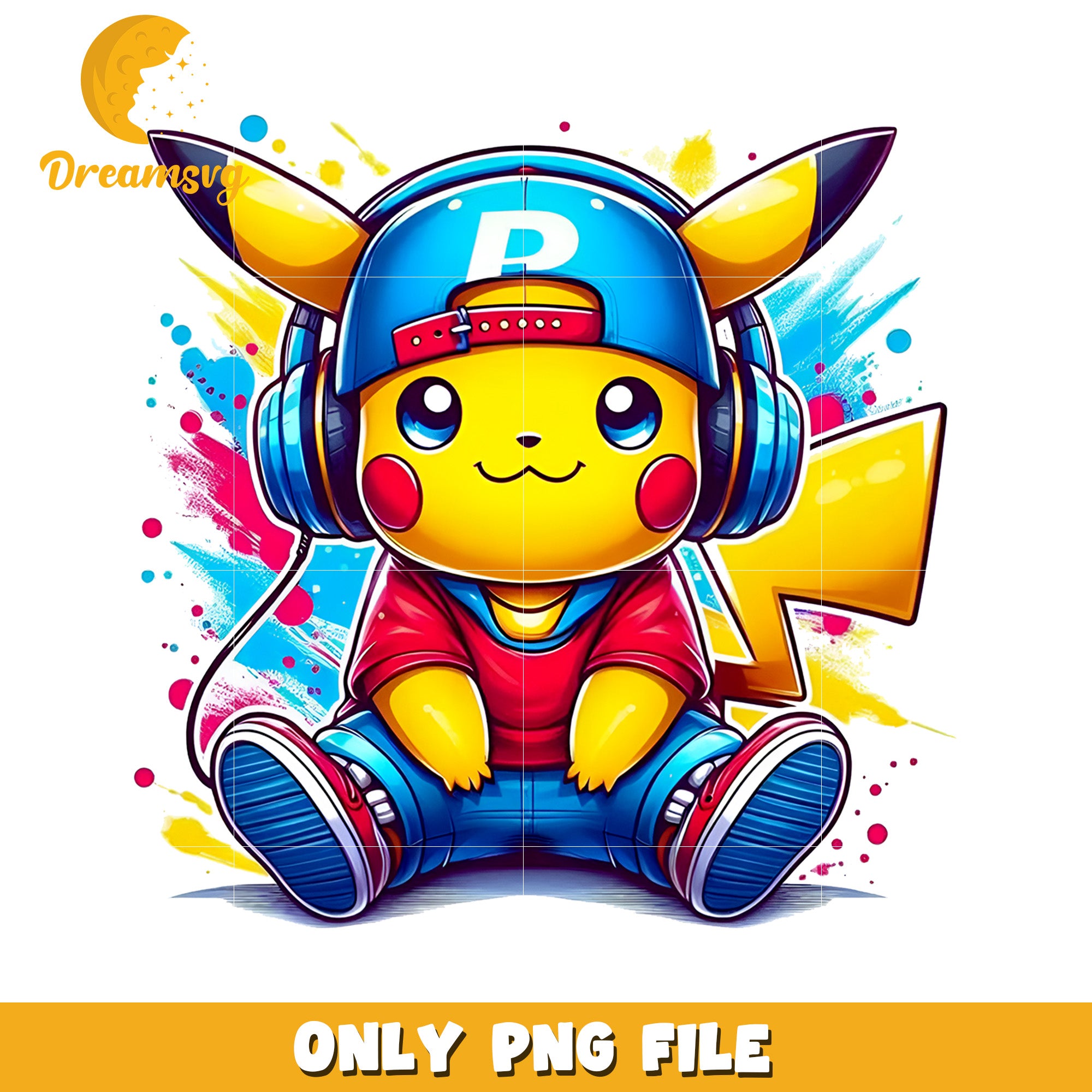Funny pikachu headphone png, pokemon png, pokemon cartoon png ...