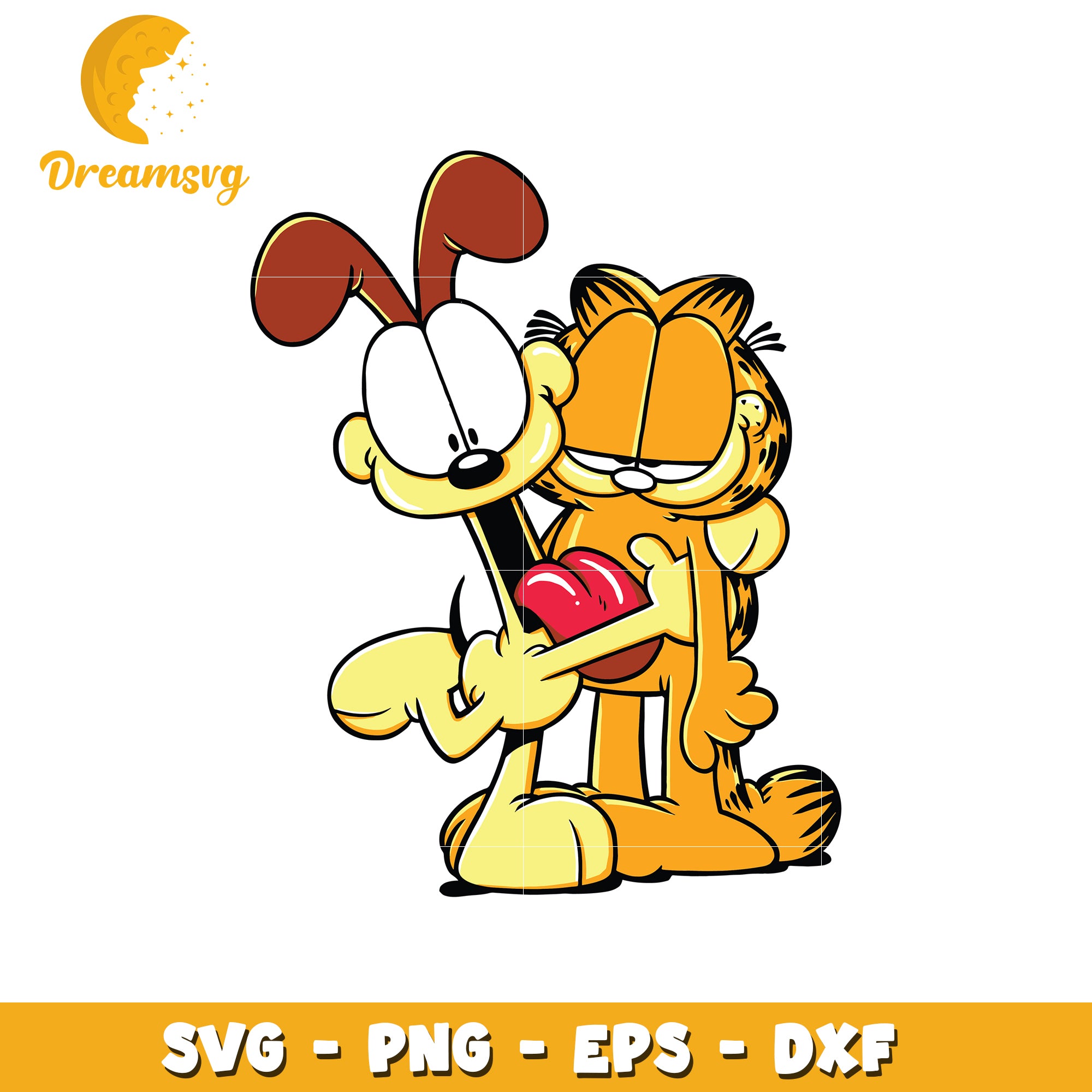 Garfield Odie SVG PNG EPS DXF Files – DreamSVG Store