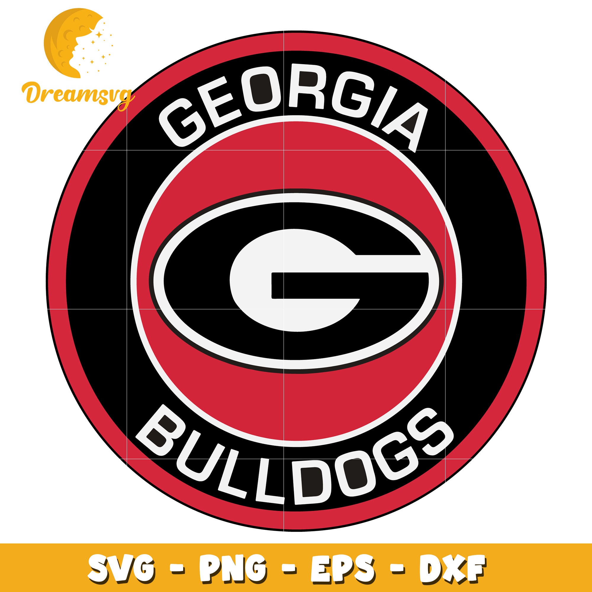 Georgia Bulldogs Logo SVG Cut File for Cricut and Silhouette – DreamSVG ...