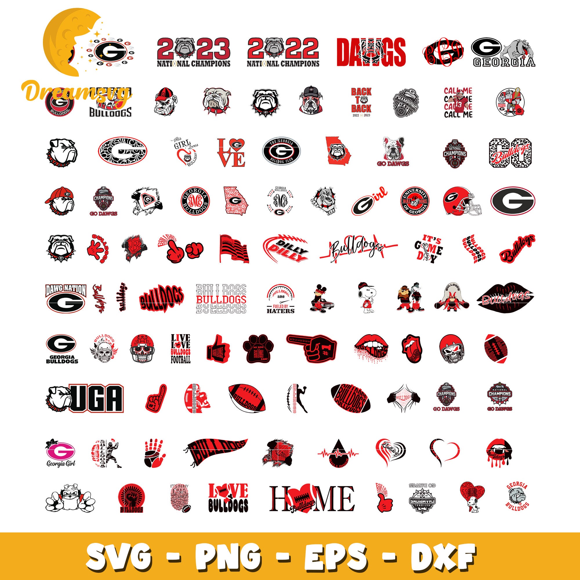 Georgia bulldogs logo ncaa bundle svg, georgia bulldogs svg, ncaa svg ...