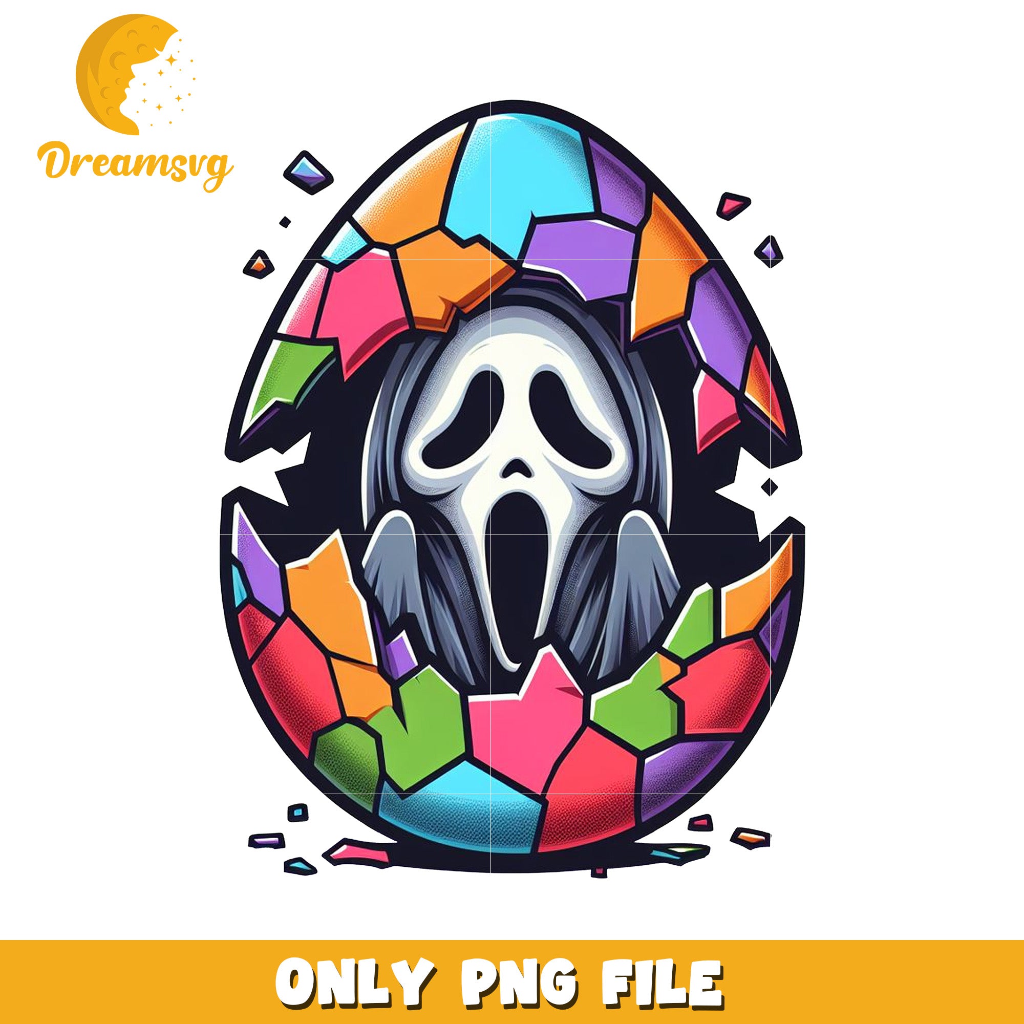 Ghostface Easter Egg PNG – DreamSVG Store
