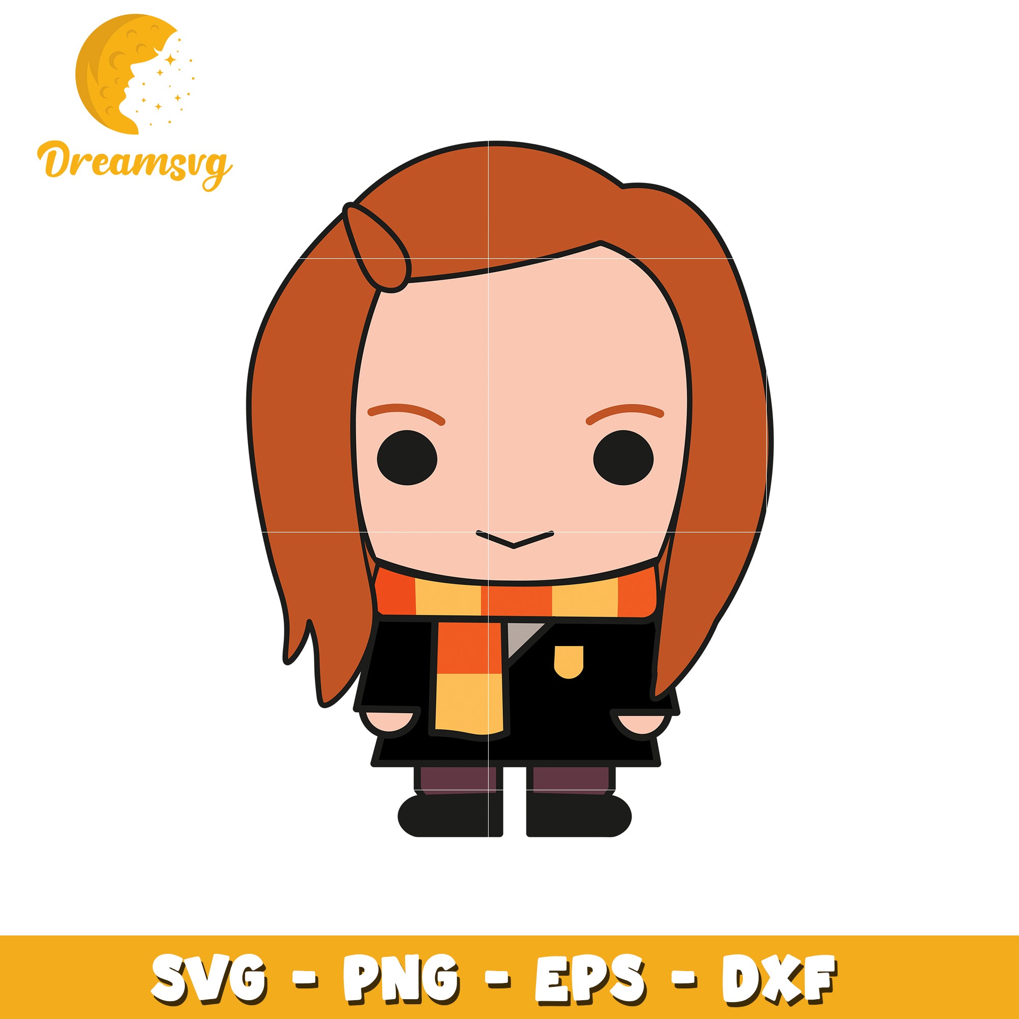 Ginny Weasley SVG PNG EPS DXF Cut File – DreamSVG Store