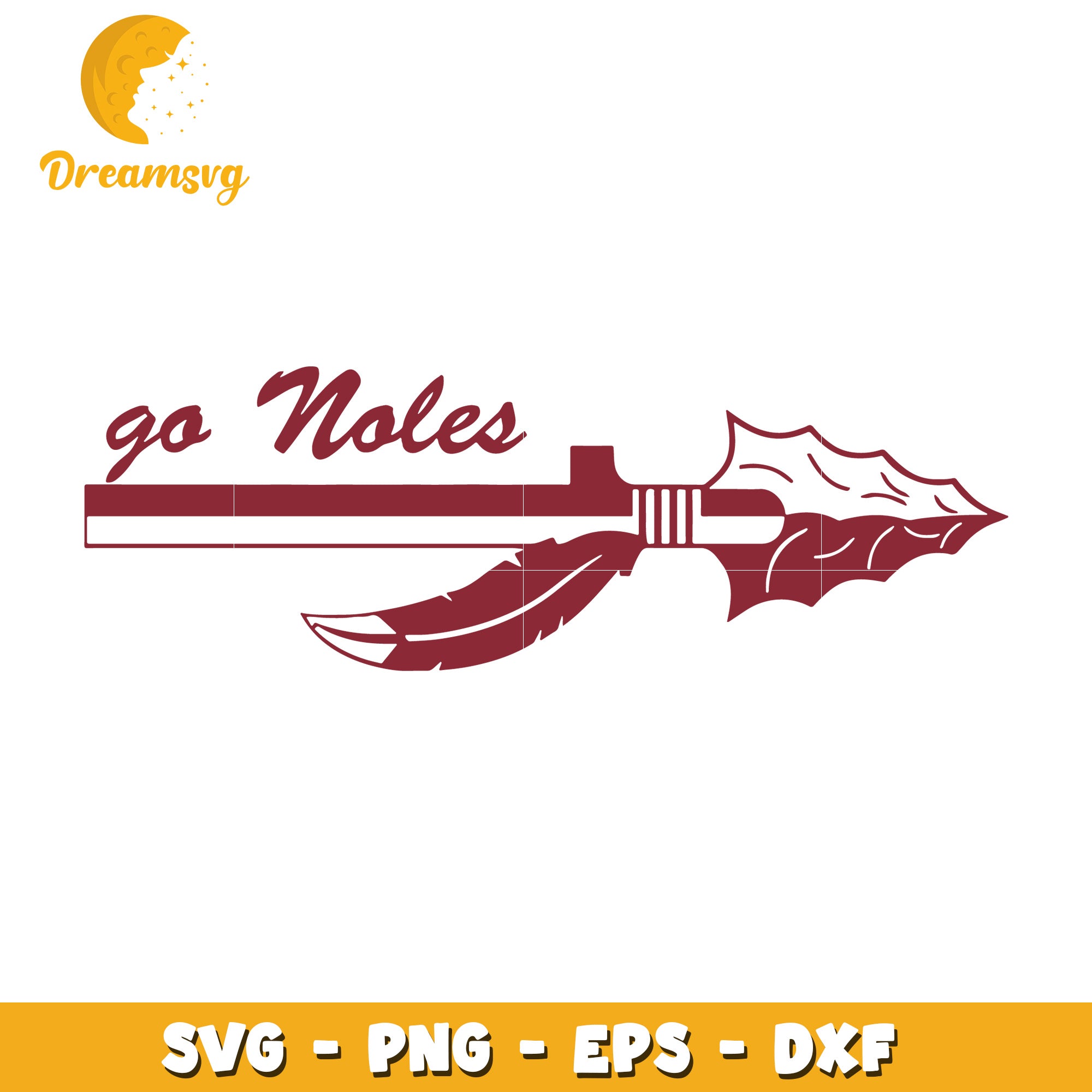 Go Noles SVG PNG EPS DXF Files – DreamSVG Store