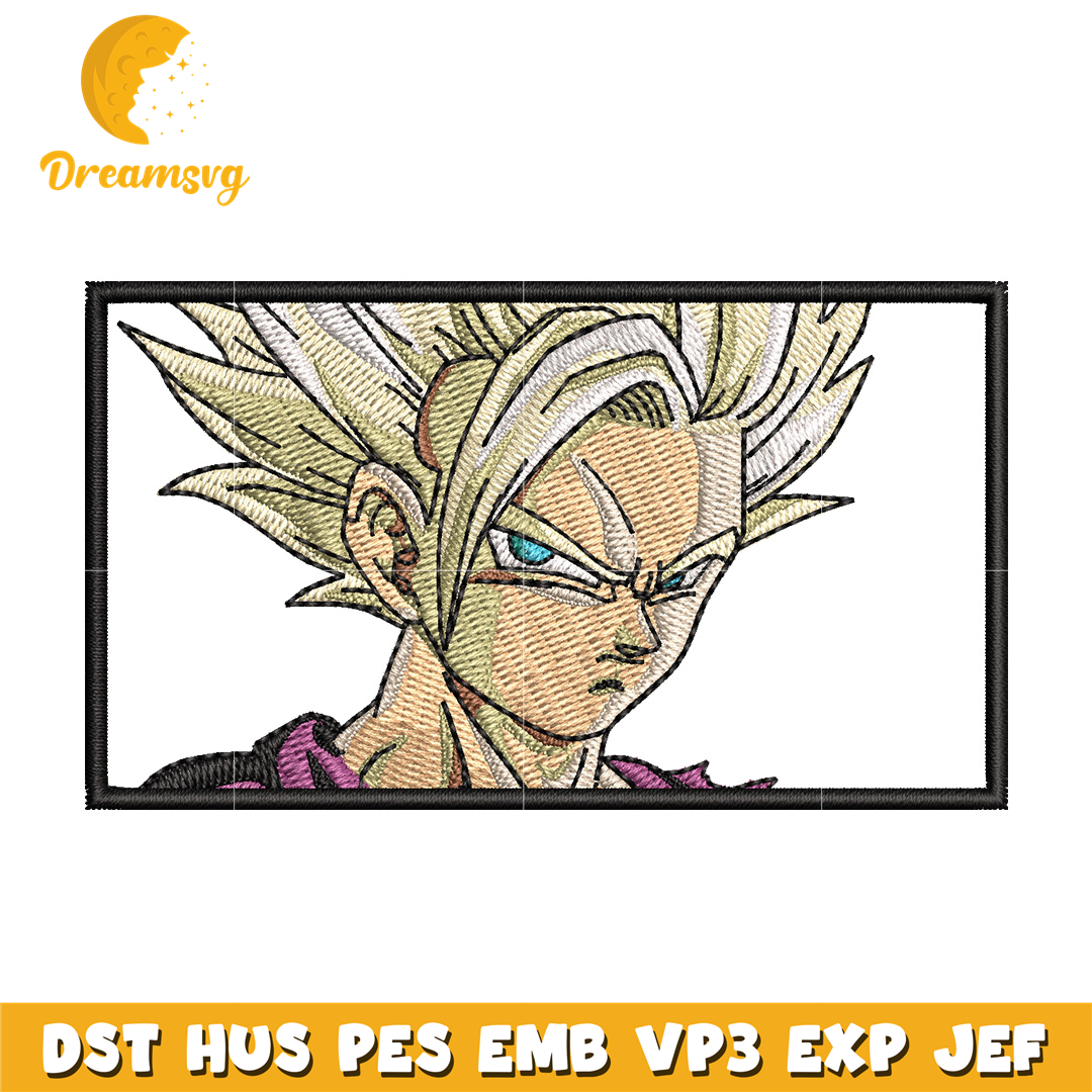 Gohan Super Saiyan embroidery design – DreamSVG Store