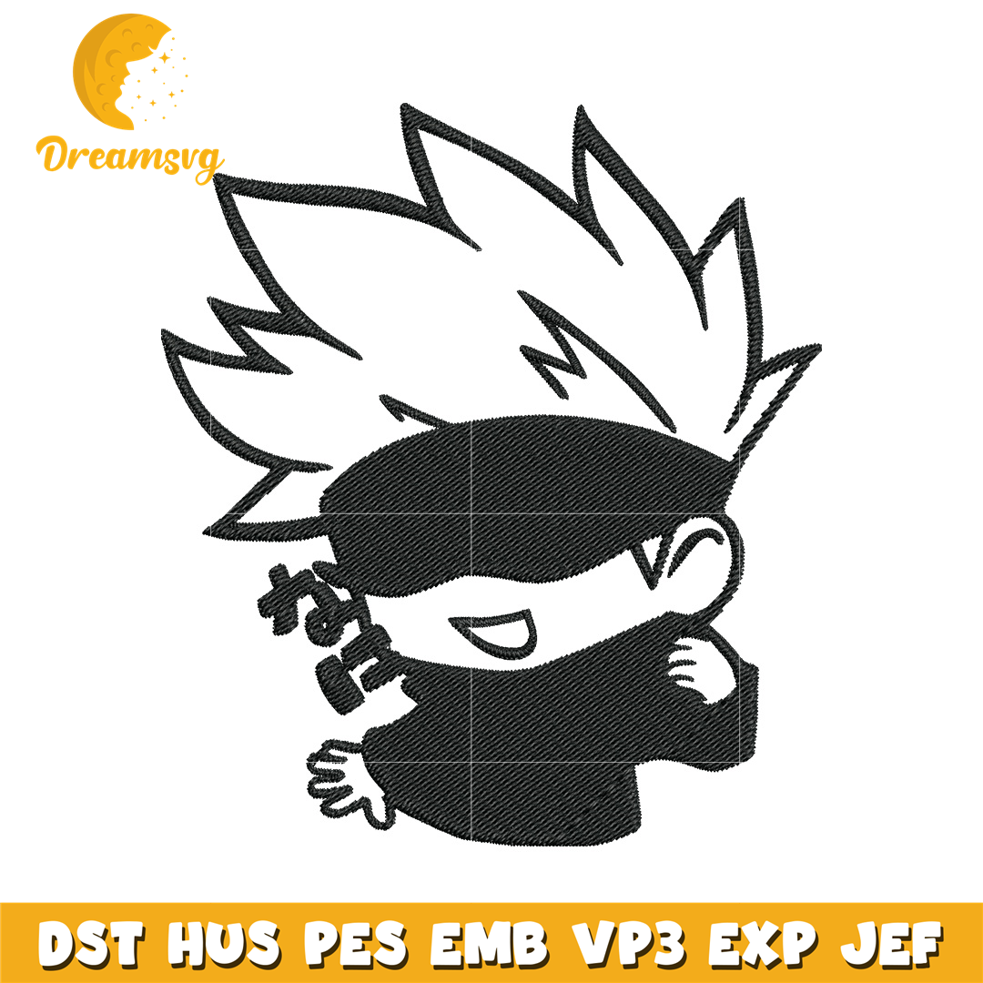 Gojo cute Embroidery Design, Jujutsu Embroidery – DreamSVG Store