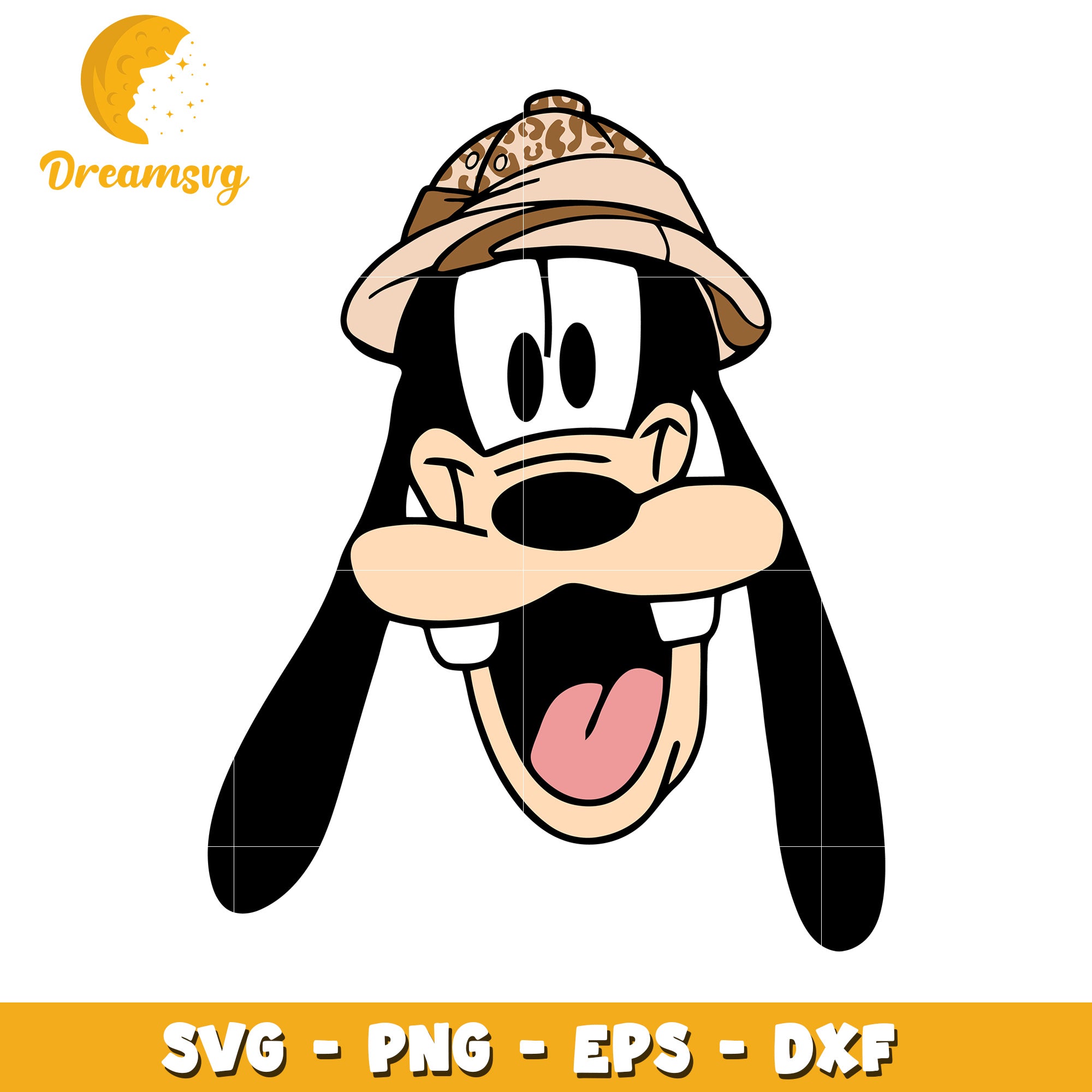 Goofy Character SVG Files for Crafts and Design Projects Online ...