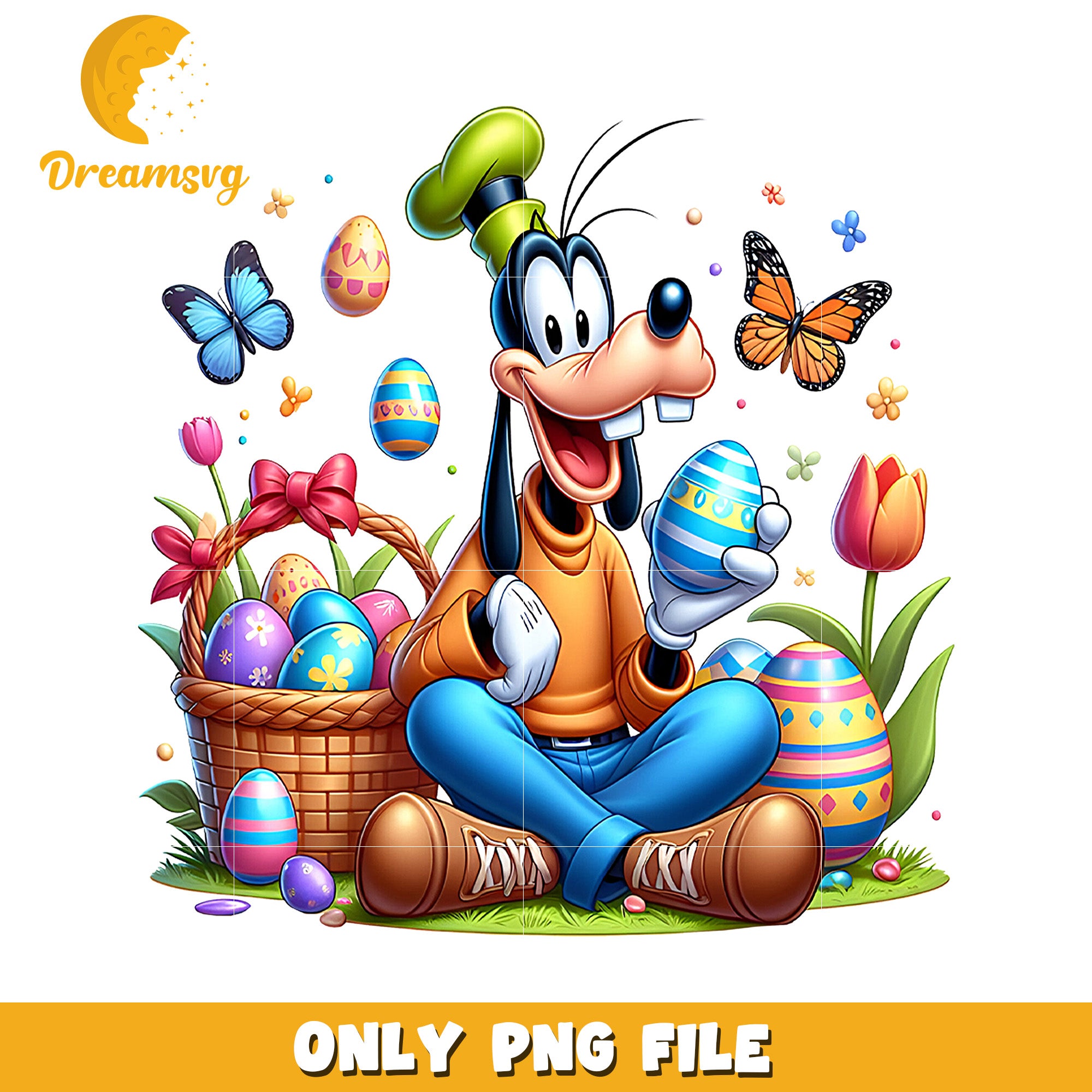 Goofy Easter PNG Disney Easter Bunny Illustration – DreamSVG Store