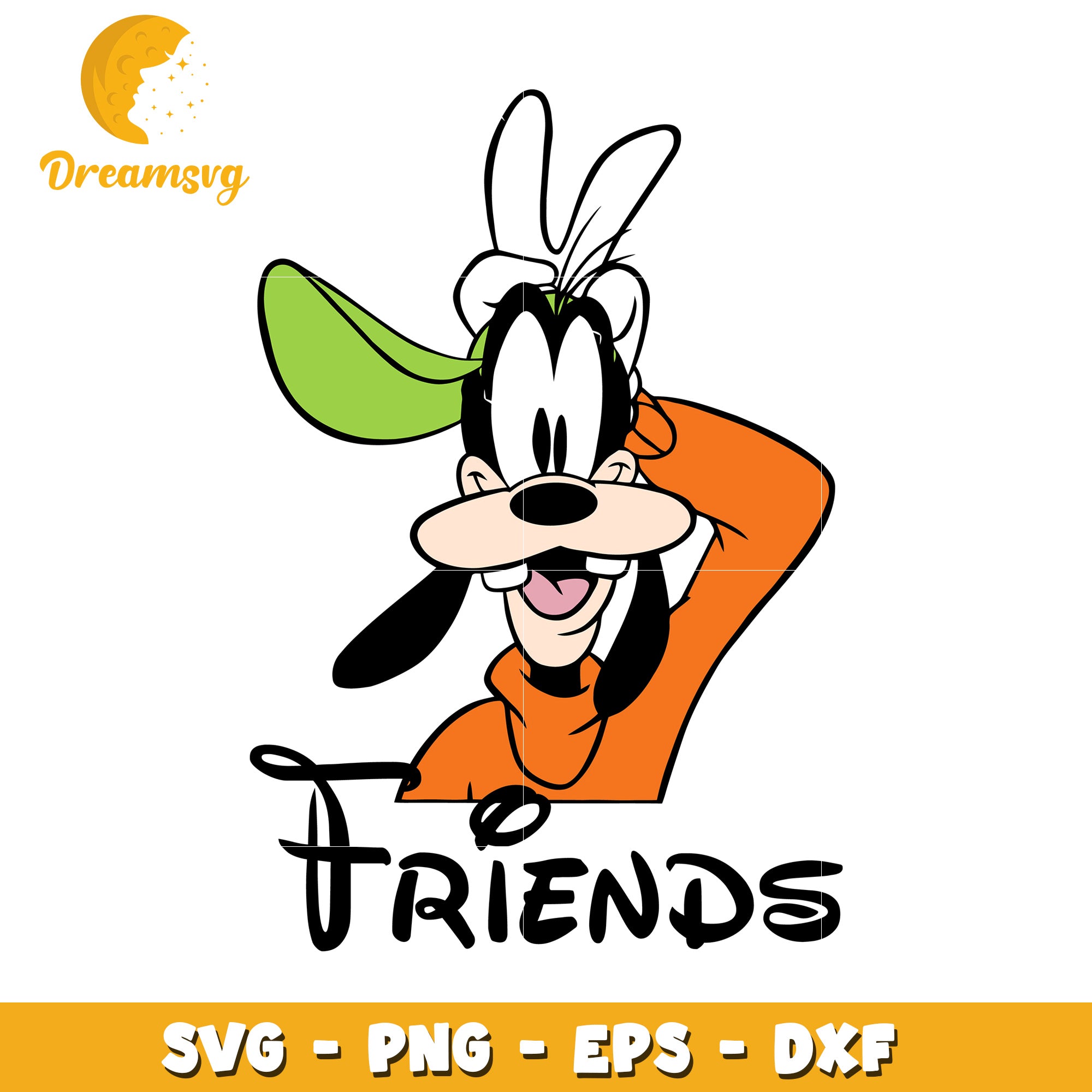 Goofy Friends SVG PNG EPS DXF Cut File – DreamSVG Store