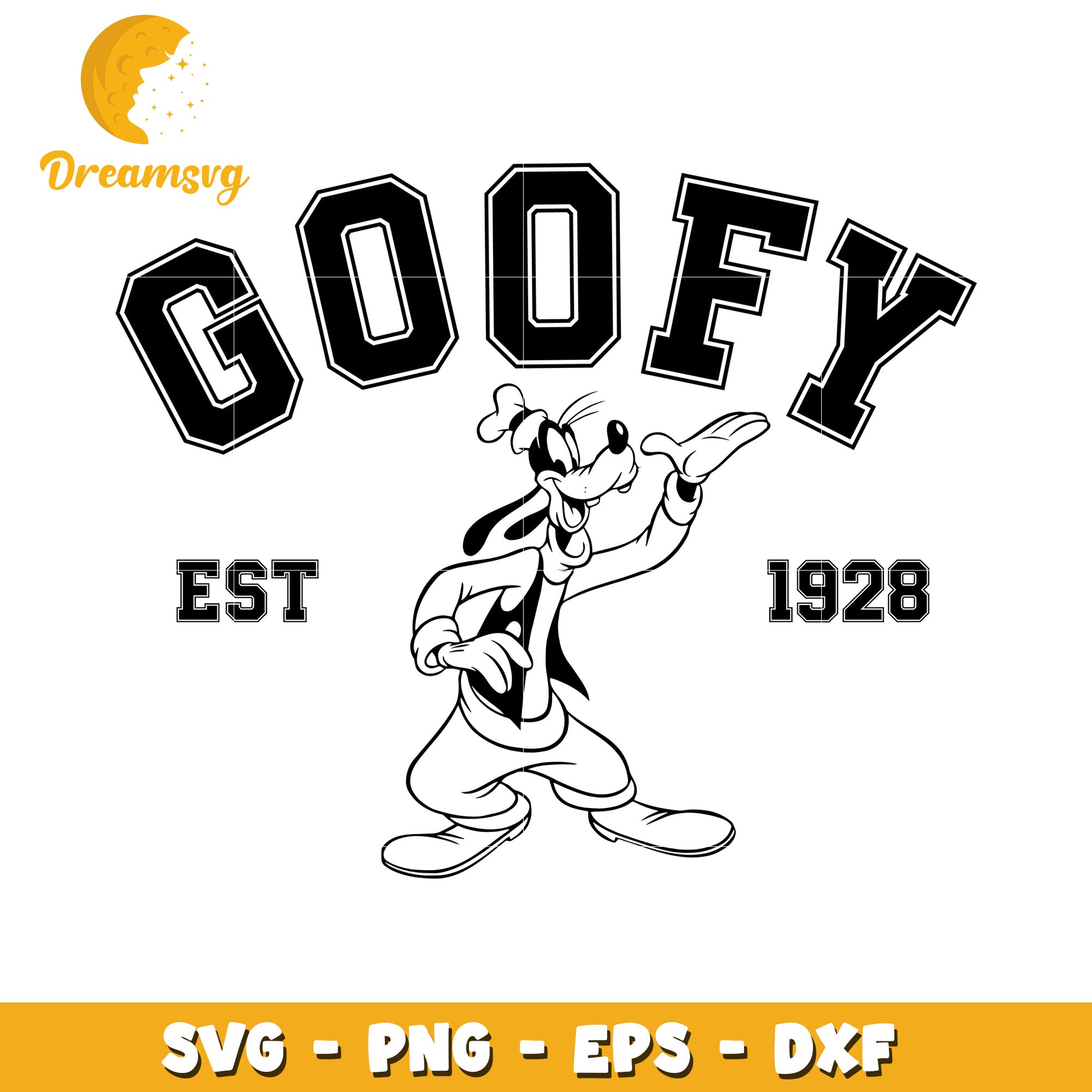 Goofy SVG Design Established 1928 Perfect for Crafts and Projects ...
