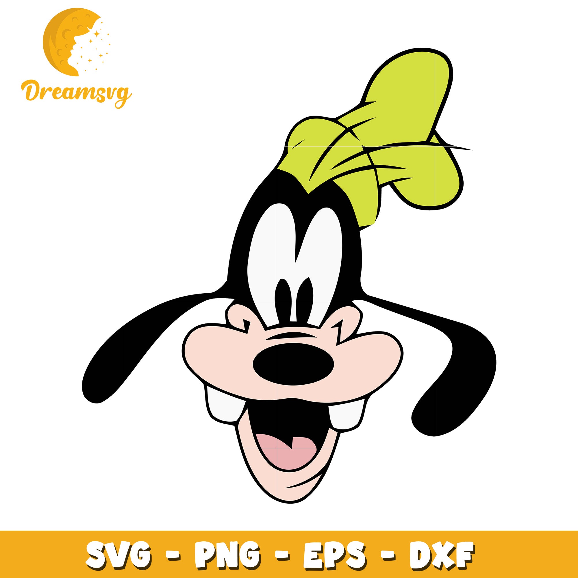 Goofy SVG PNG EPS DXF Cut File – DreamSVG Store