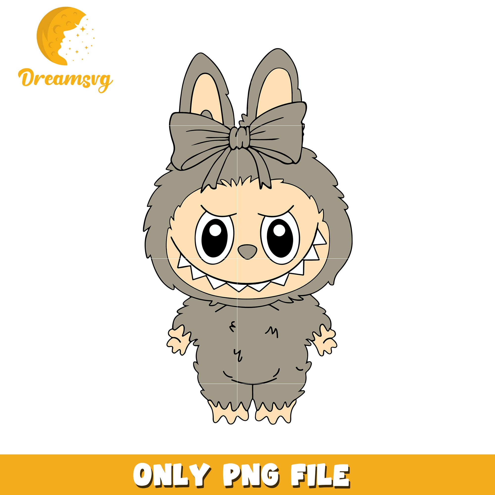 Grey labubu png, labubu keychain png, labubu dolls png – DreamSVG Store
