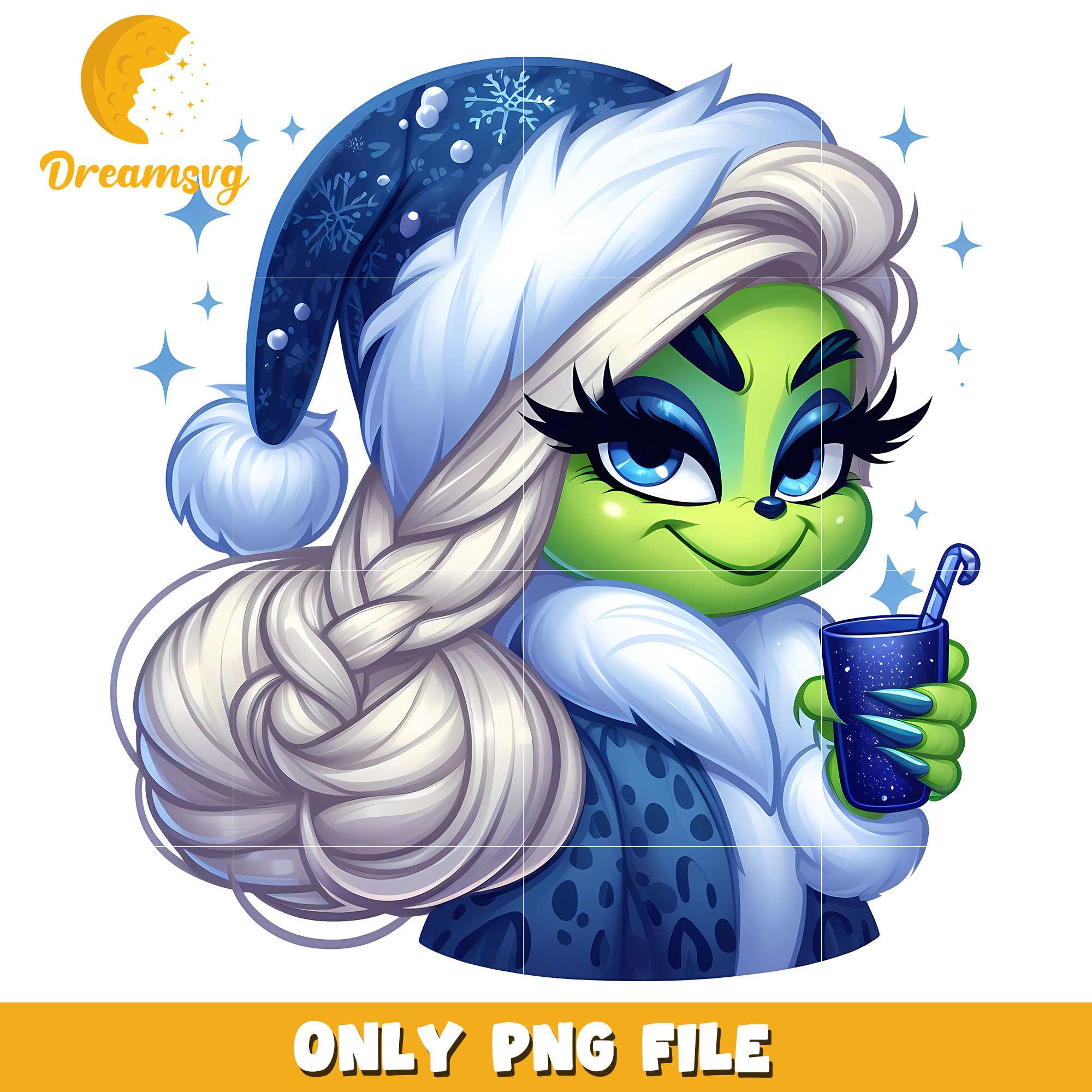 Grinch girl santa hat png, Grinch girl png, christmas png – DreamSVG Store