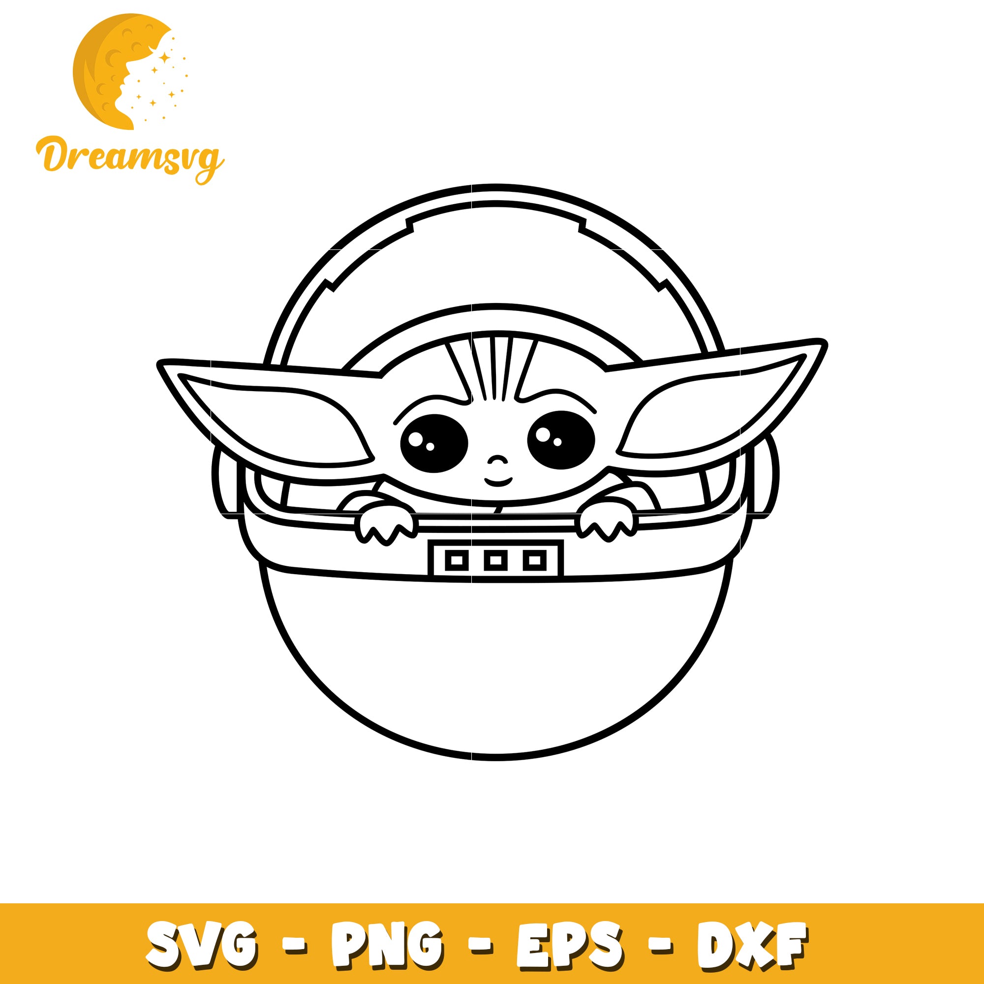 Grogu SVG Cut File for Cricut – DreamSVG Store