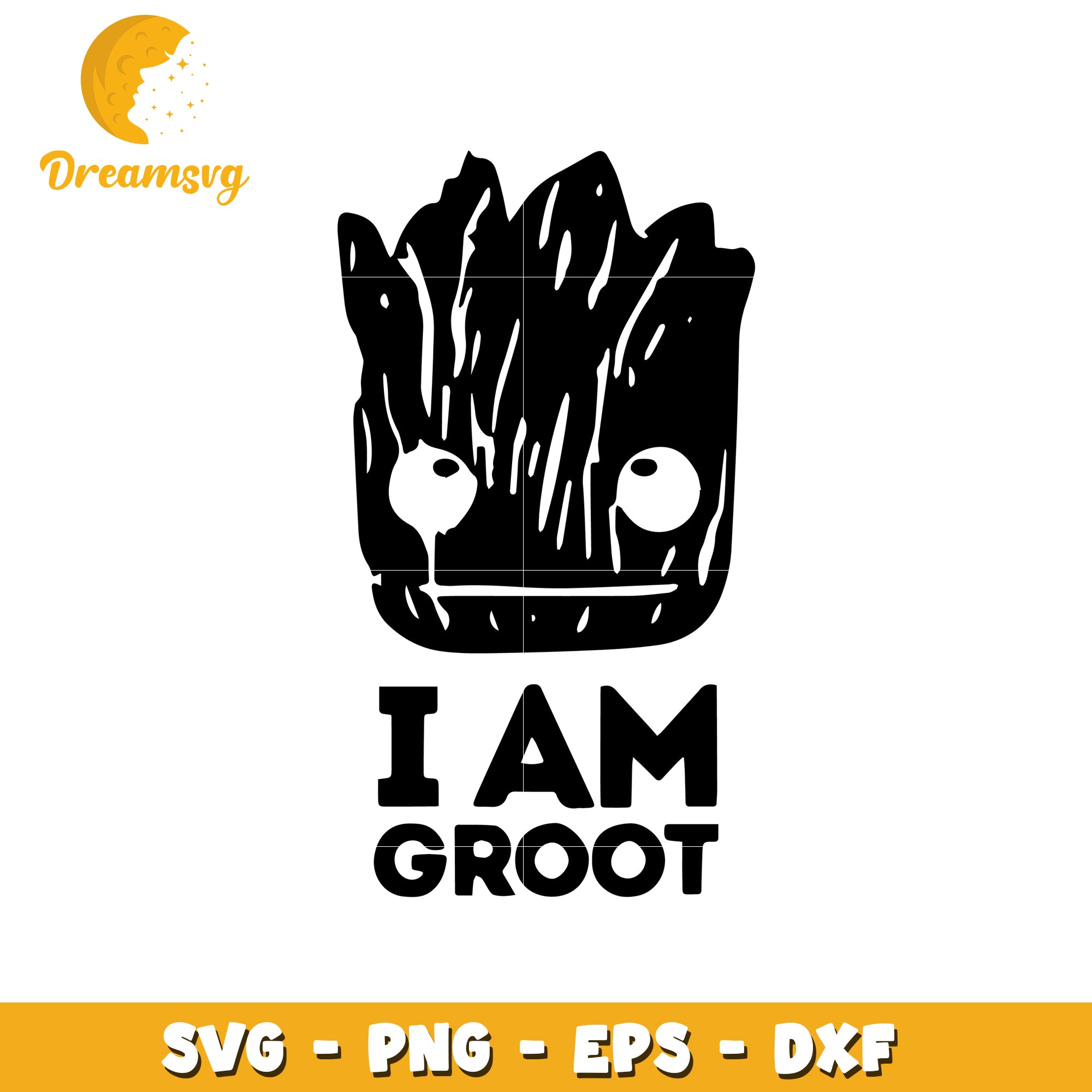 Groot SVG Cut File I Am Groot Design – DreamSVG Store
