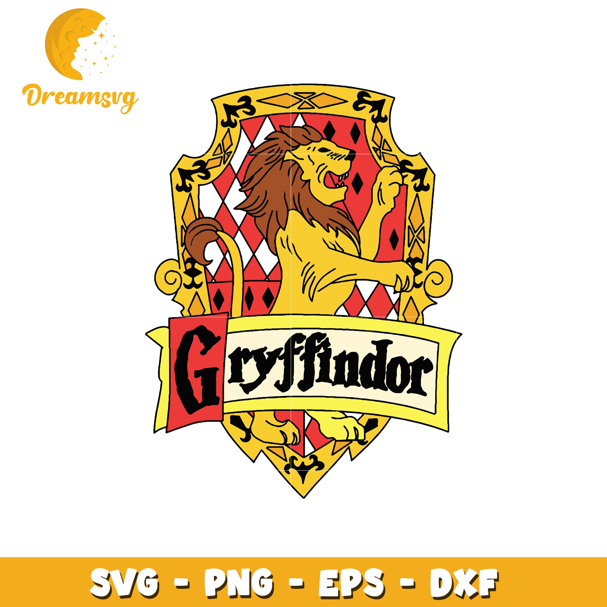 Gryffindor Crest SVG Cut File – DreamSVG Store