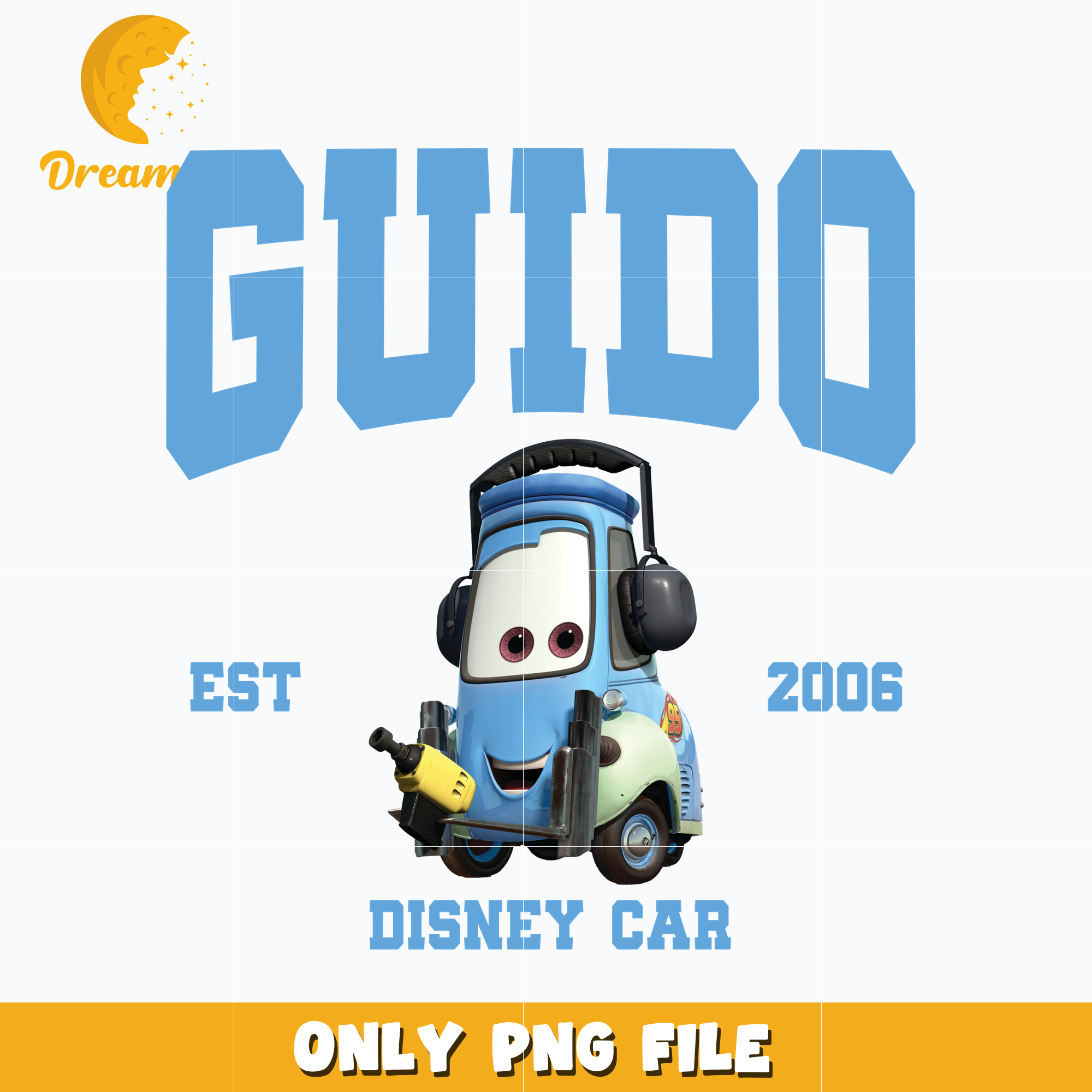 Guido Cars Est 2006 png – DreamSVG Store