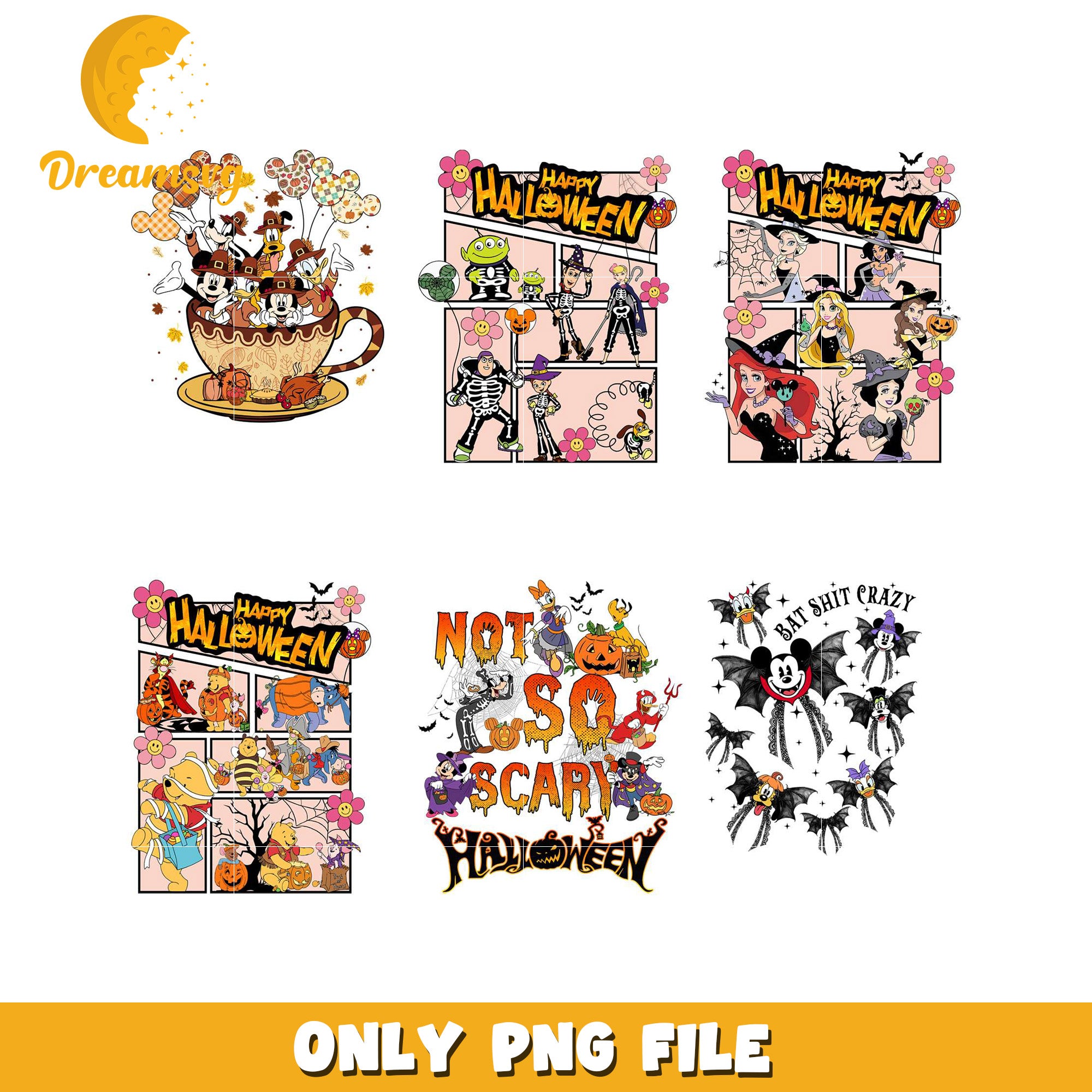 Halloween Themed PNG Bundle for Creative Projects Limitless Fun ...