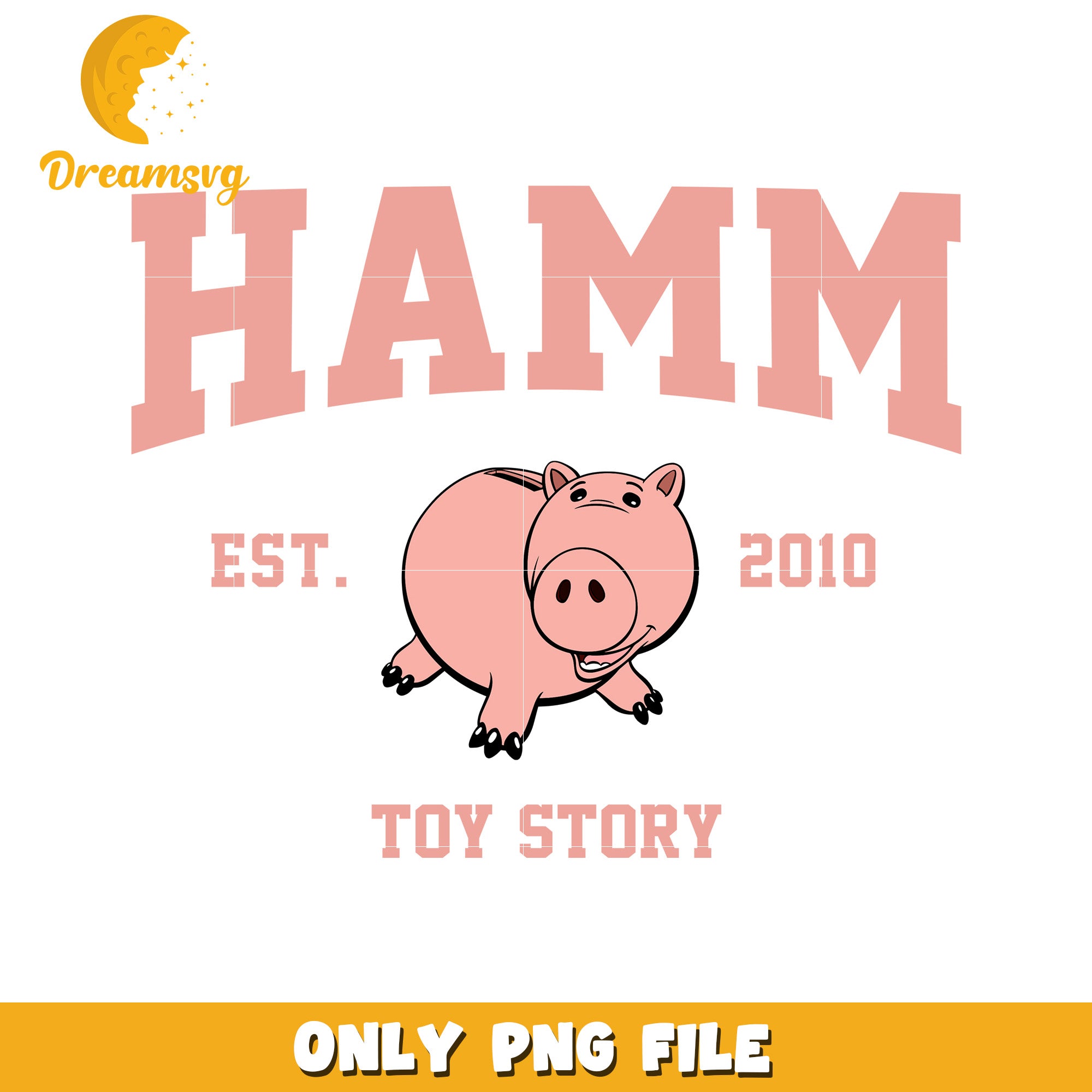 Hamm Toy Story PNG File Cute Pig Design for Fans – DreamSVG Store