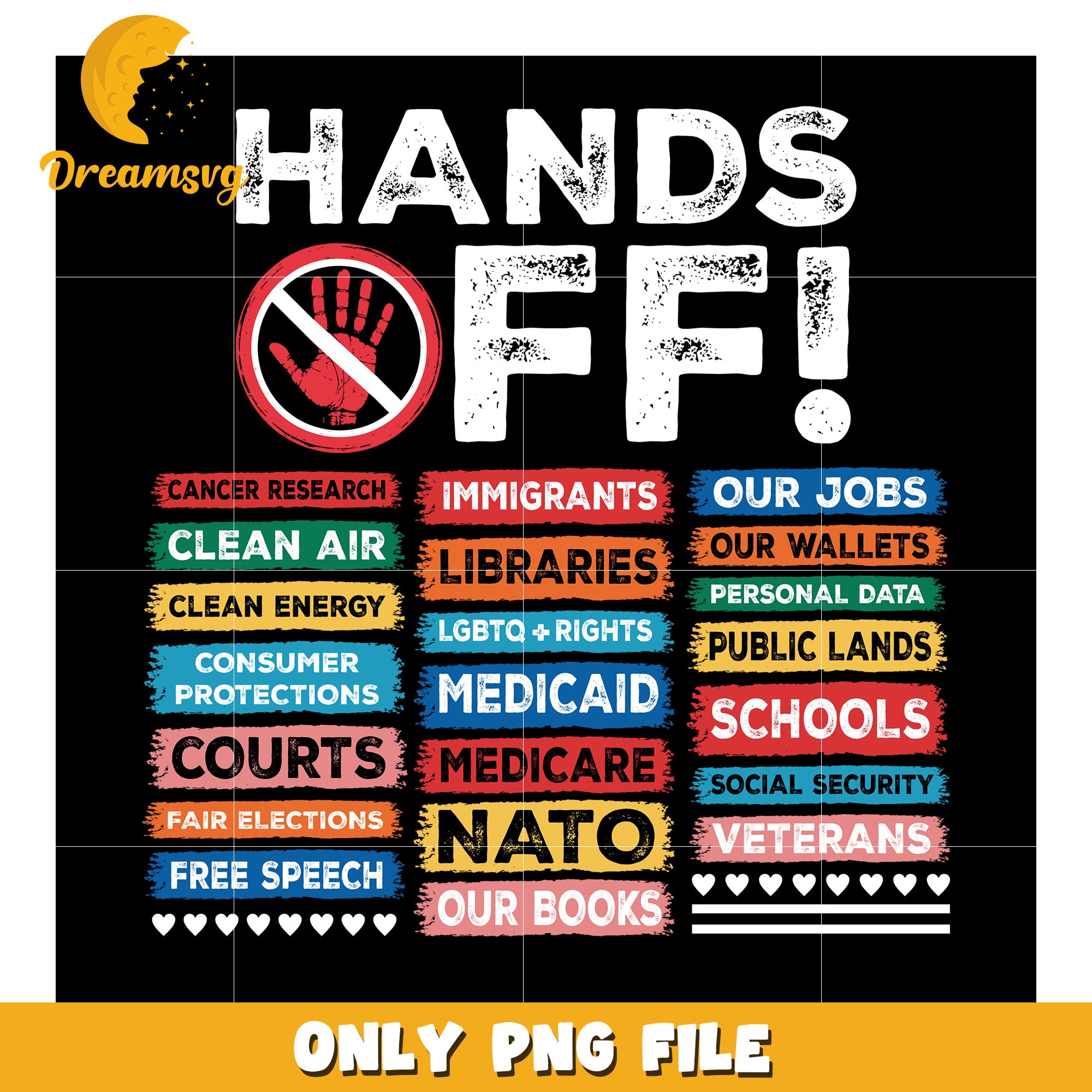 Hands off black png, warning sign png, caution design png – DreamSVG Store