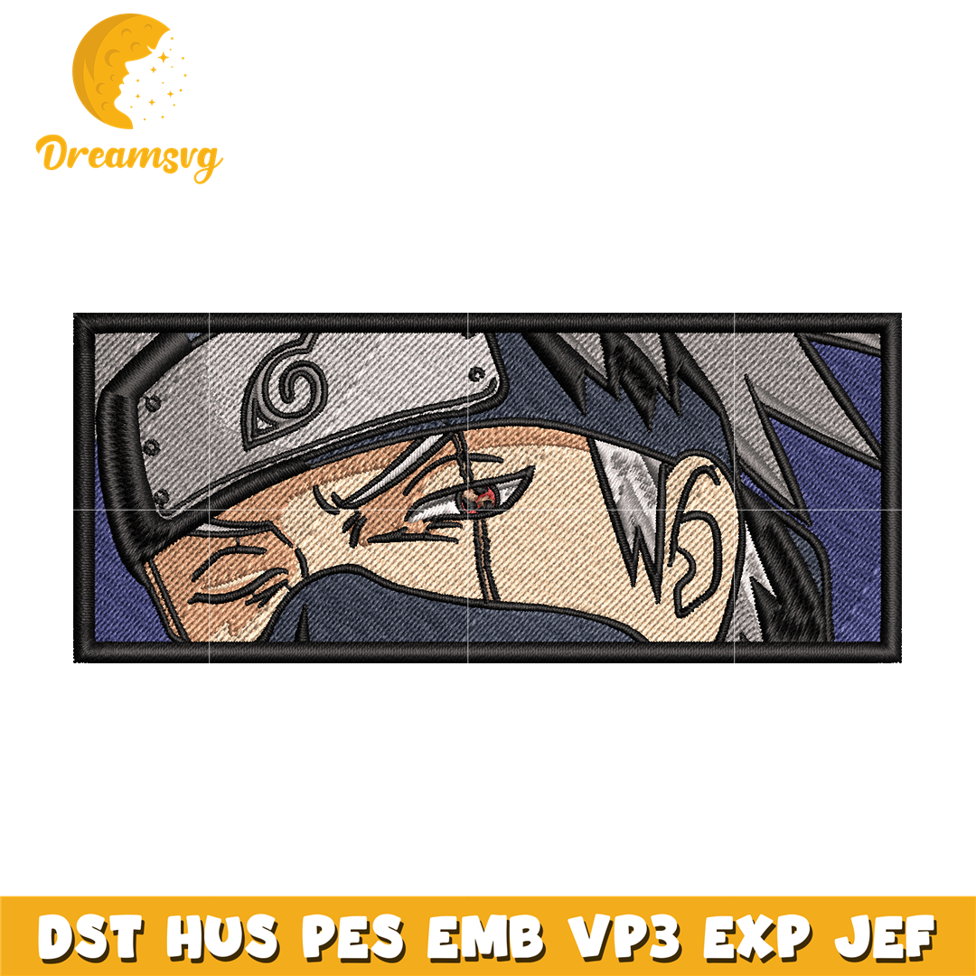Hatake Kakashi embroidery design – DreamSVG Store