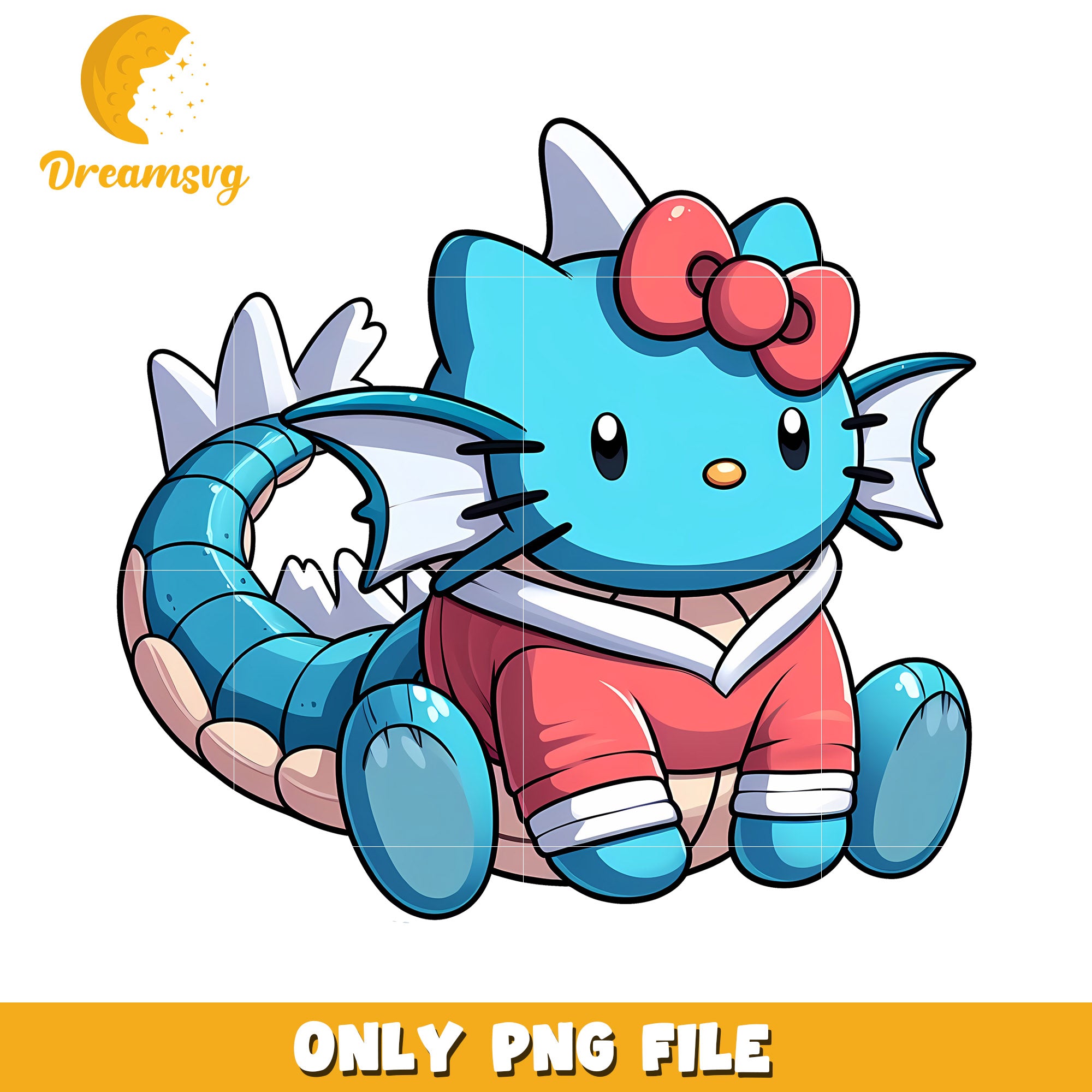 Hello Kitty Dragon PNG Cute Cartoon Design – DreamSVG Store