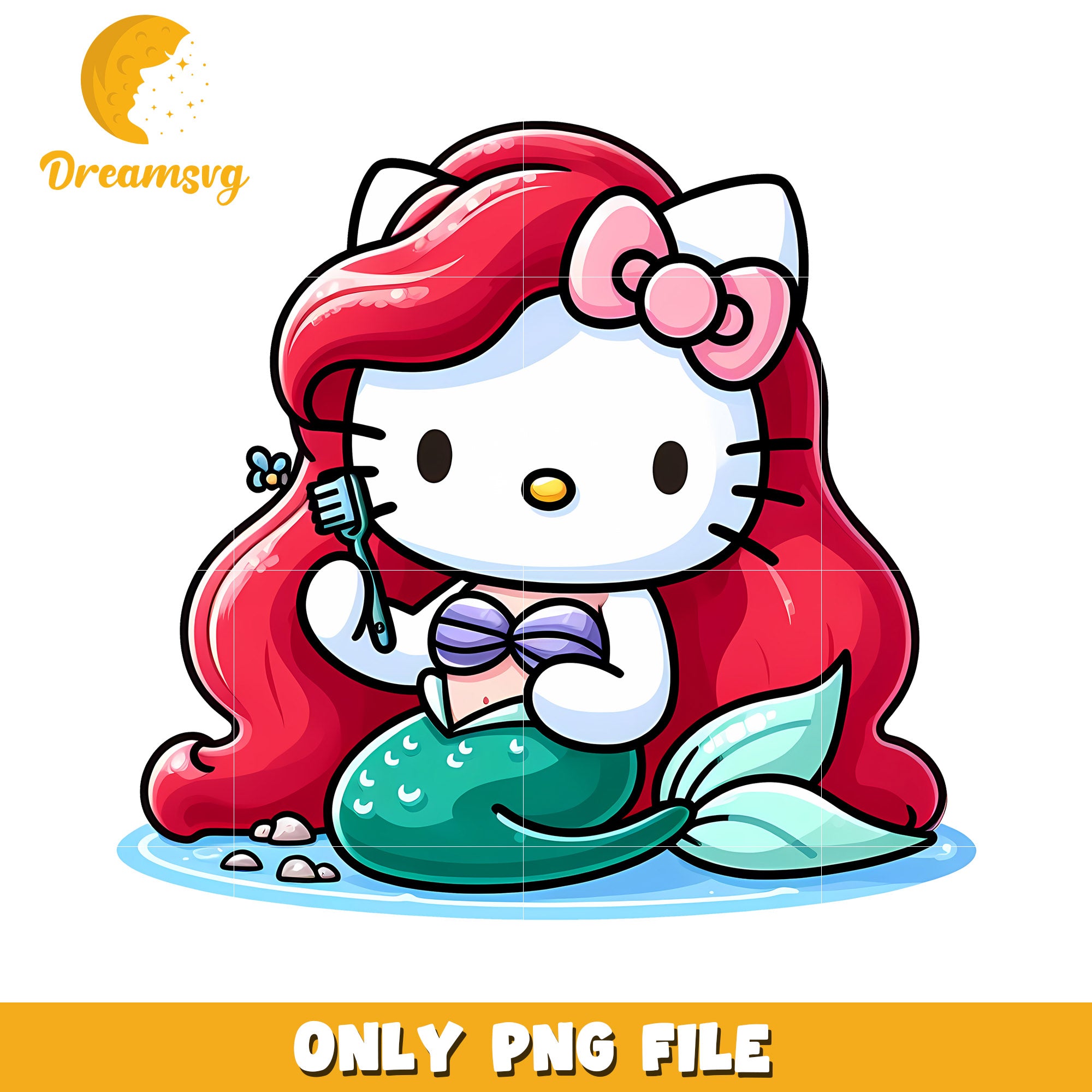 Hello Kitty Mermaid PNG Clipart – DreamSVG Store