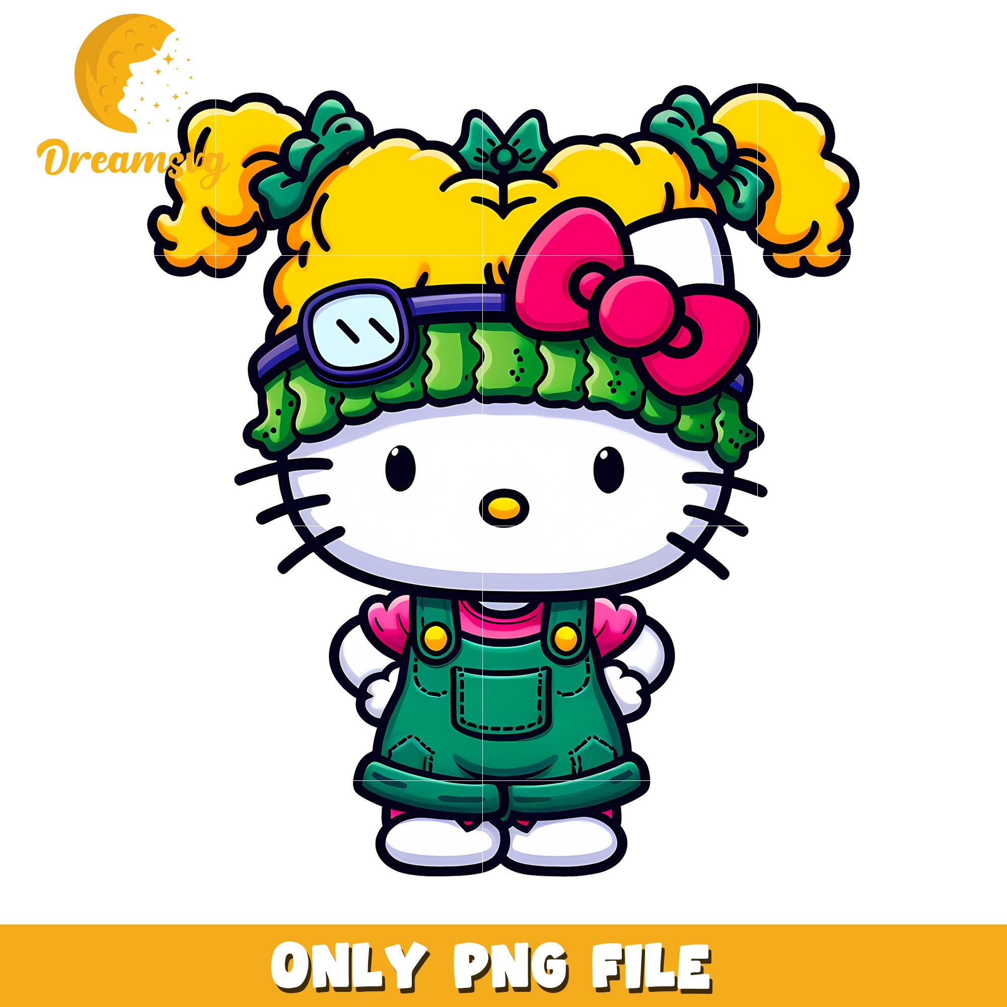 Hello Kitty PNG Cute Mechanic Design – DreamSVG Store