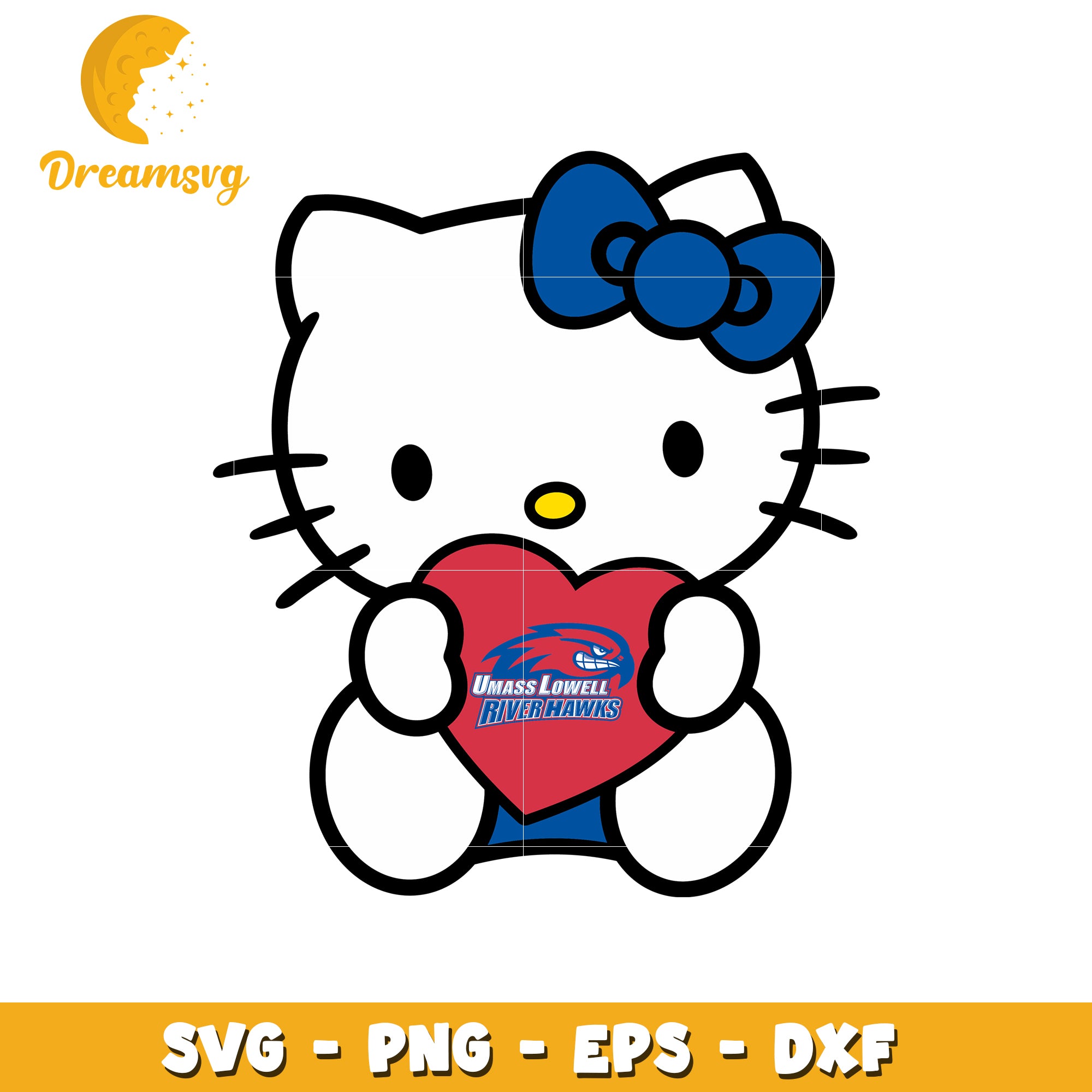 Hello Kitty River Hawks SVG Design for Fans – DreamSVG Store