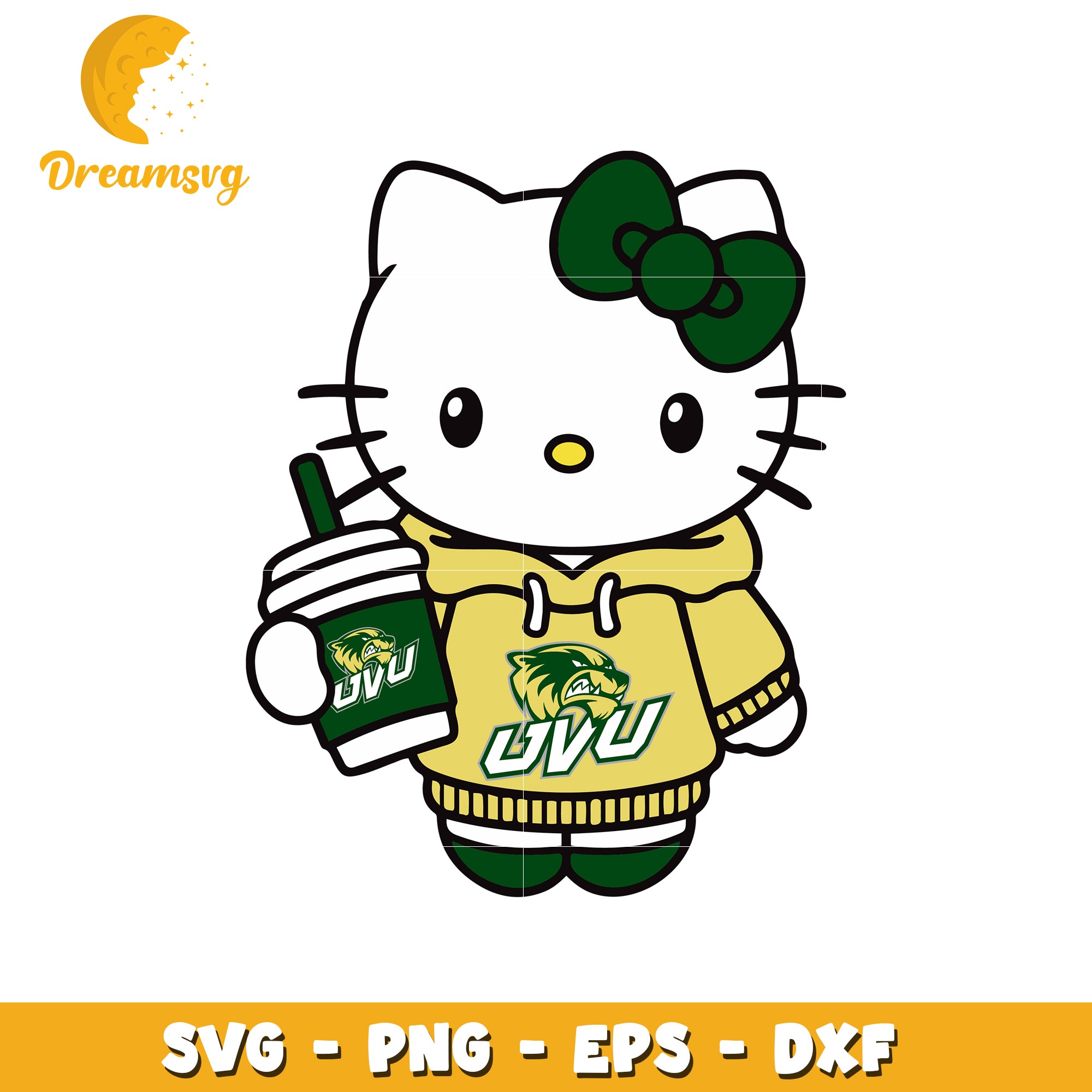 Hello Kitty SVG Design UVU Fan Art for Crafters – DreamSVG Store