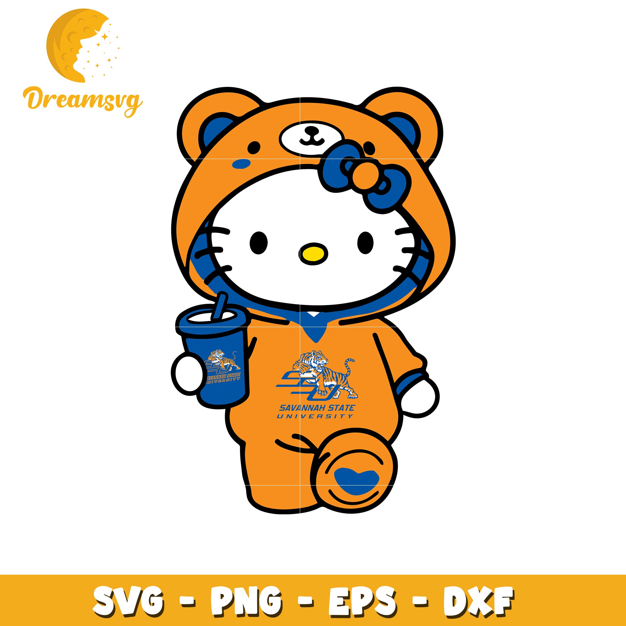 Hello Kitty Savannah State SVG – DreamSVG Store