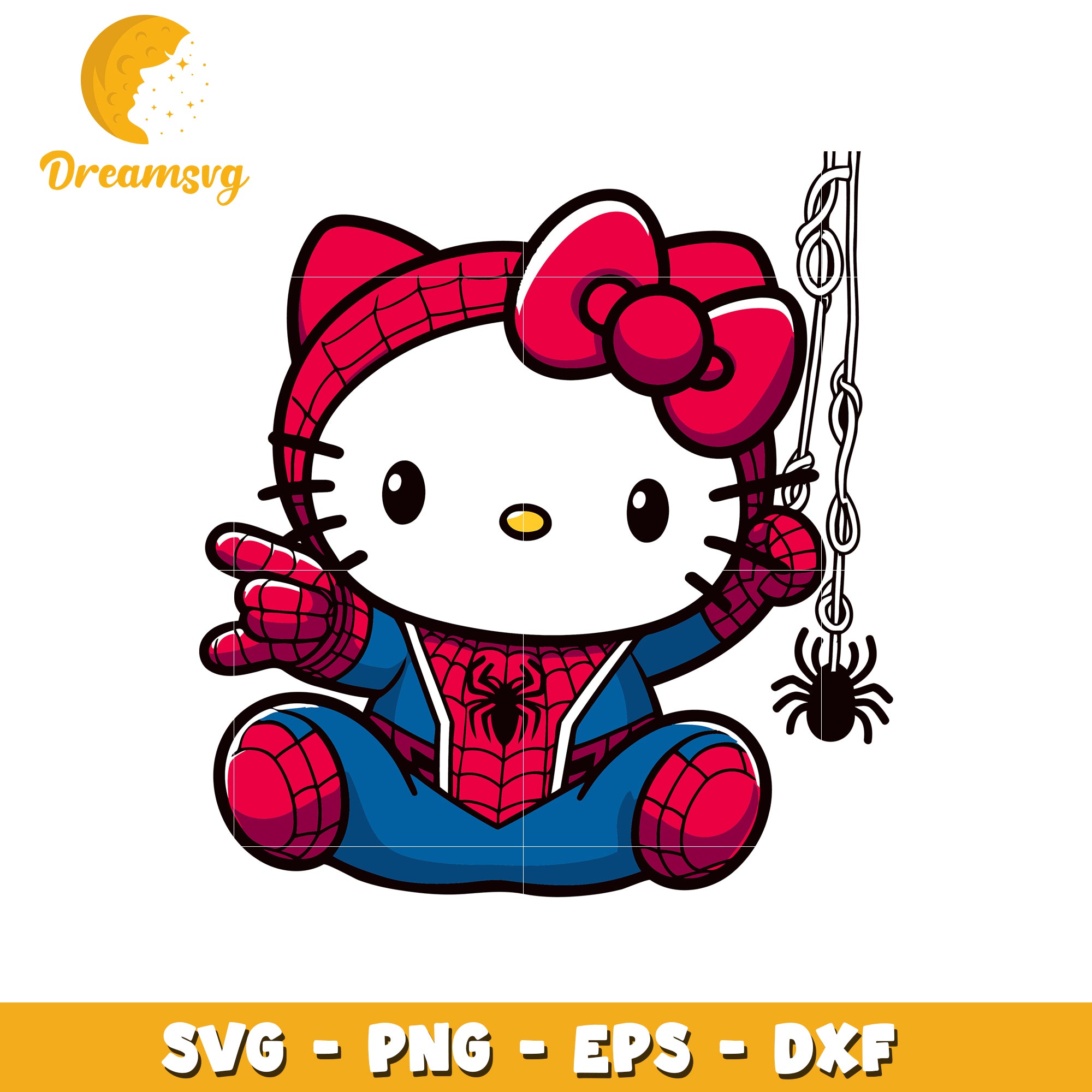 Hello Kitty Spider Man