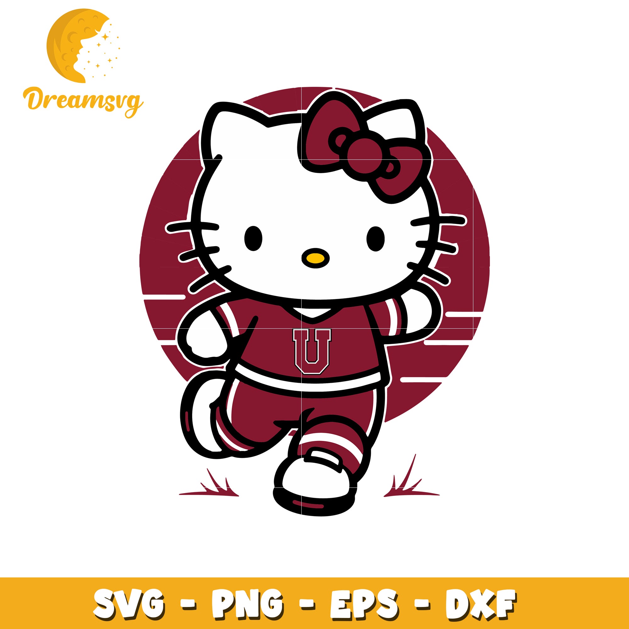 Hello Kitty Sports SVG Cheerleading Design Files – DreamSVG Store