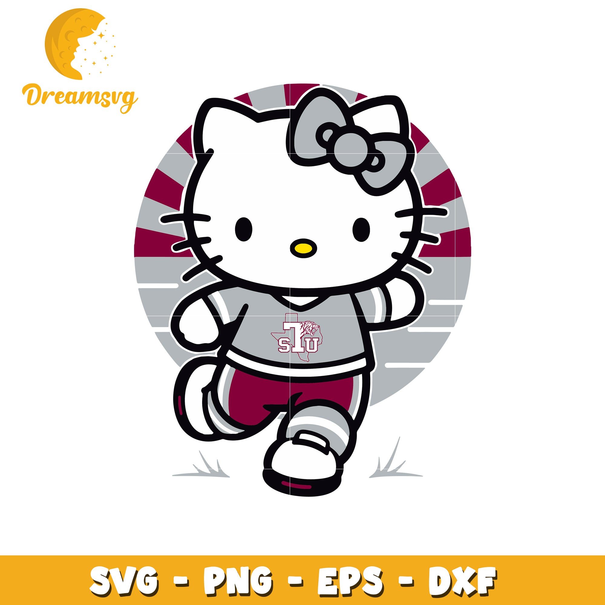 Hello Kitty Texas Southern SVG Design – DreamSVG Store