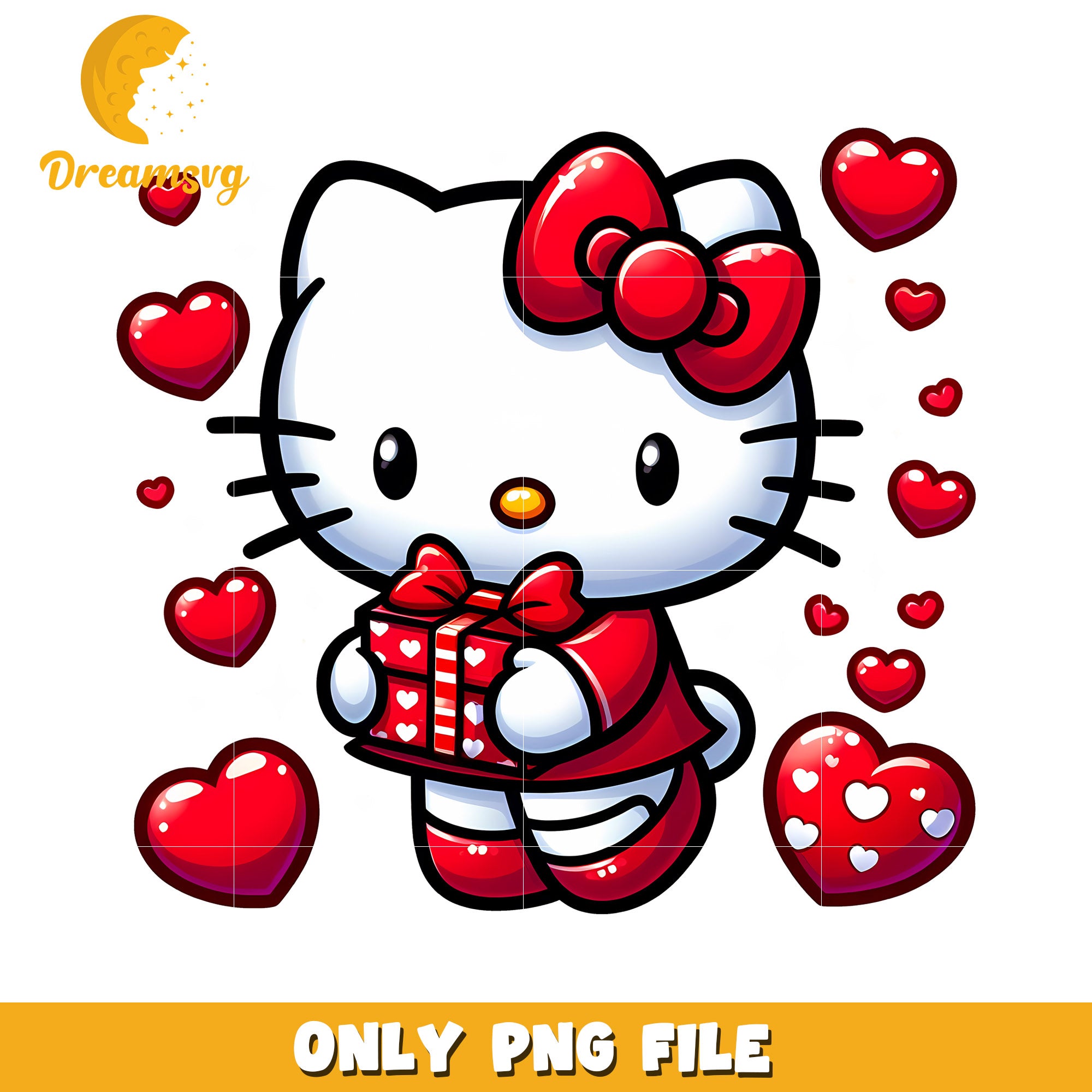 Hello Kitty Valentine PNG Image Download – DreamSVG Store