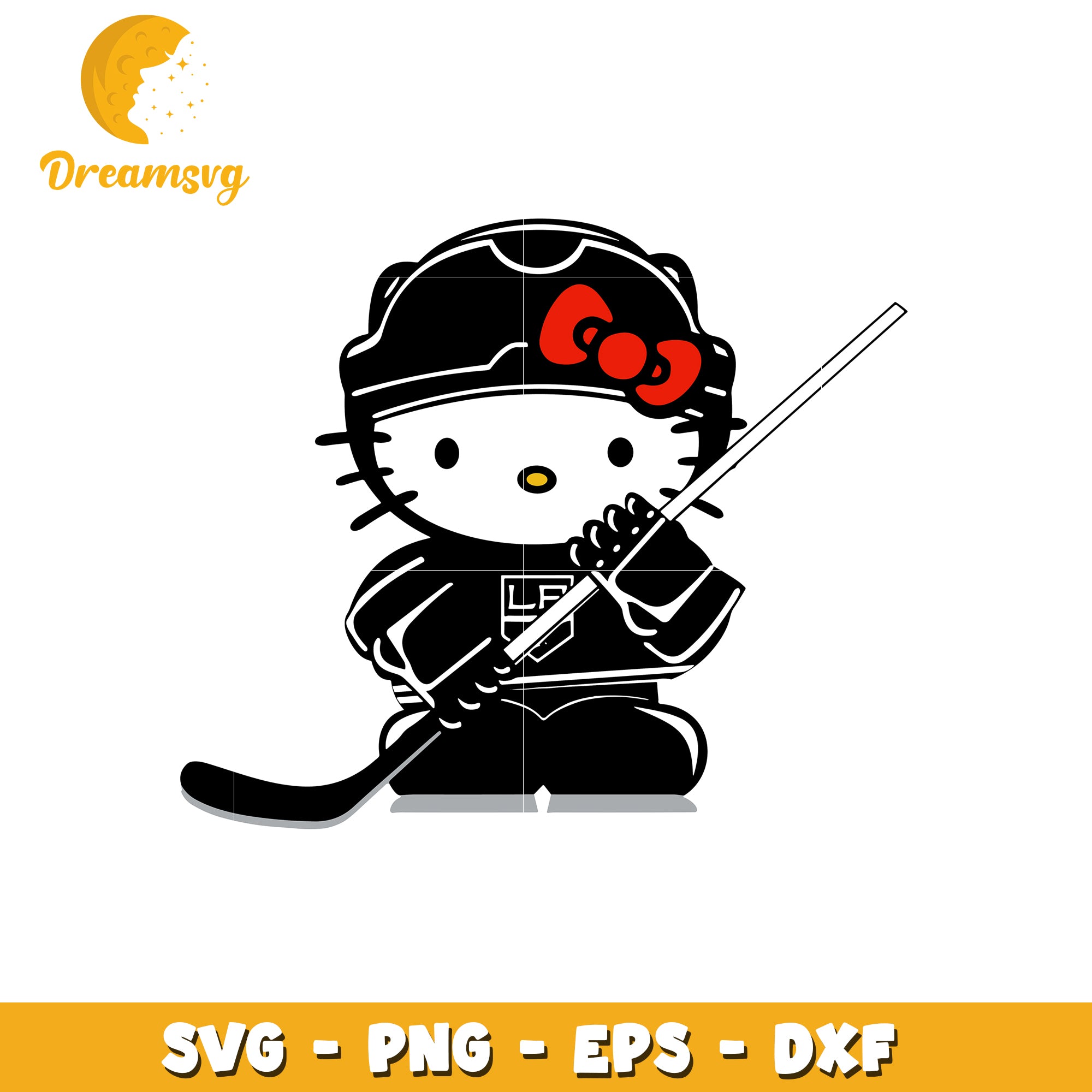 Hello kitty hockey player svg, hello kitty svg, hockey svg – DreamSVG Store
