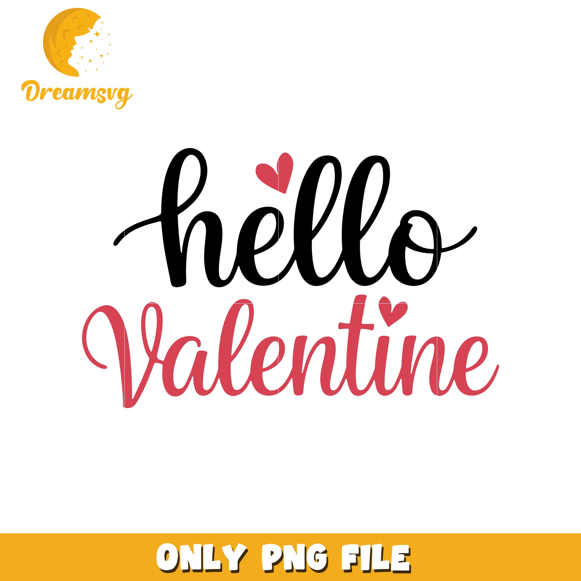Hello valentine font design png, font png, valentine png – DreamSVG Store