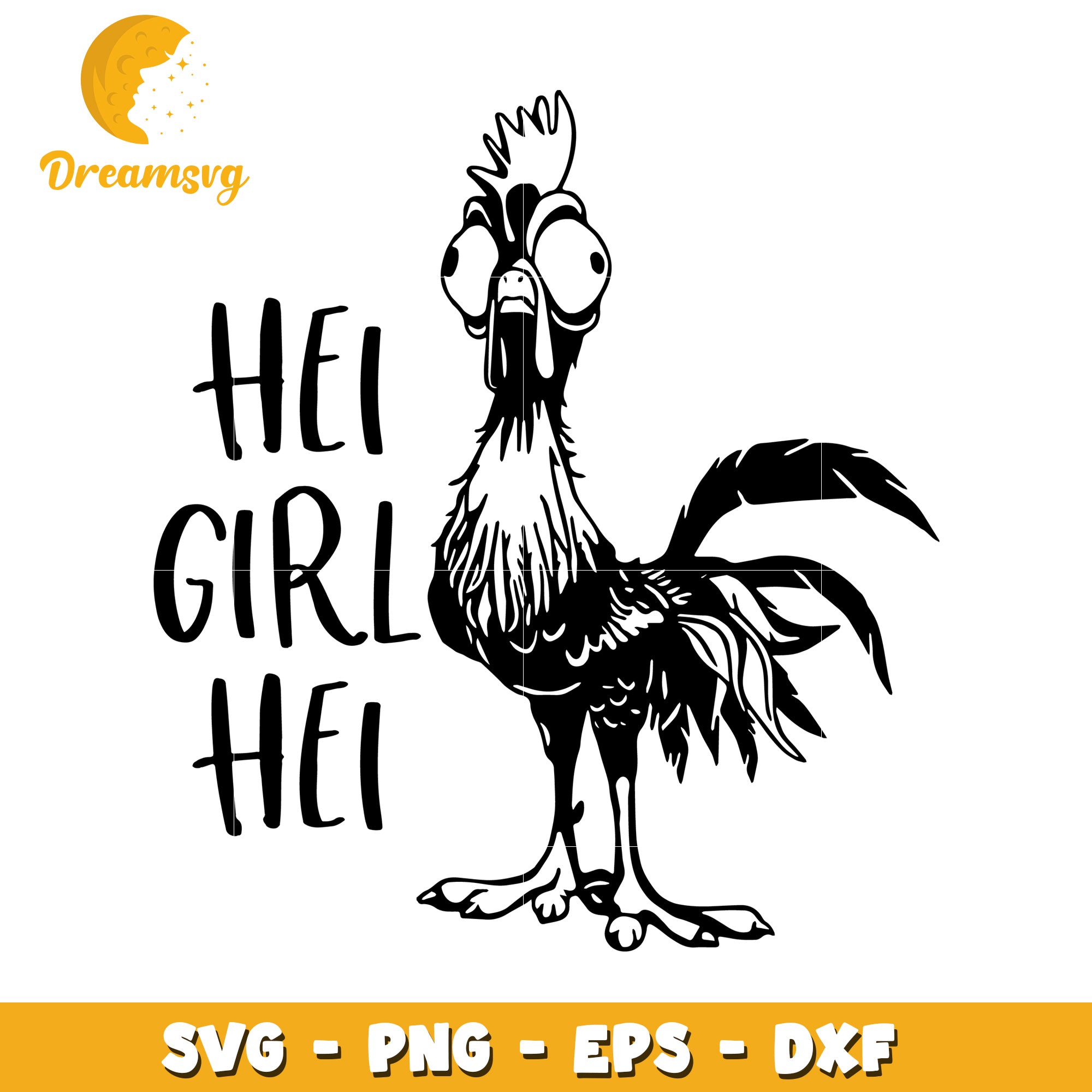 Hey Girl Hey Rooster SVG Cut File – DreamSVG Store